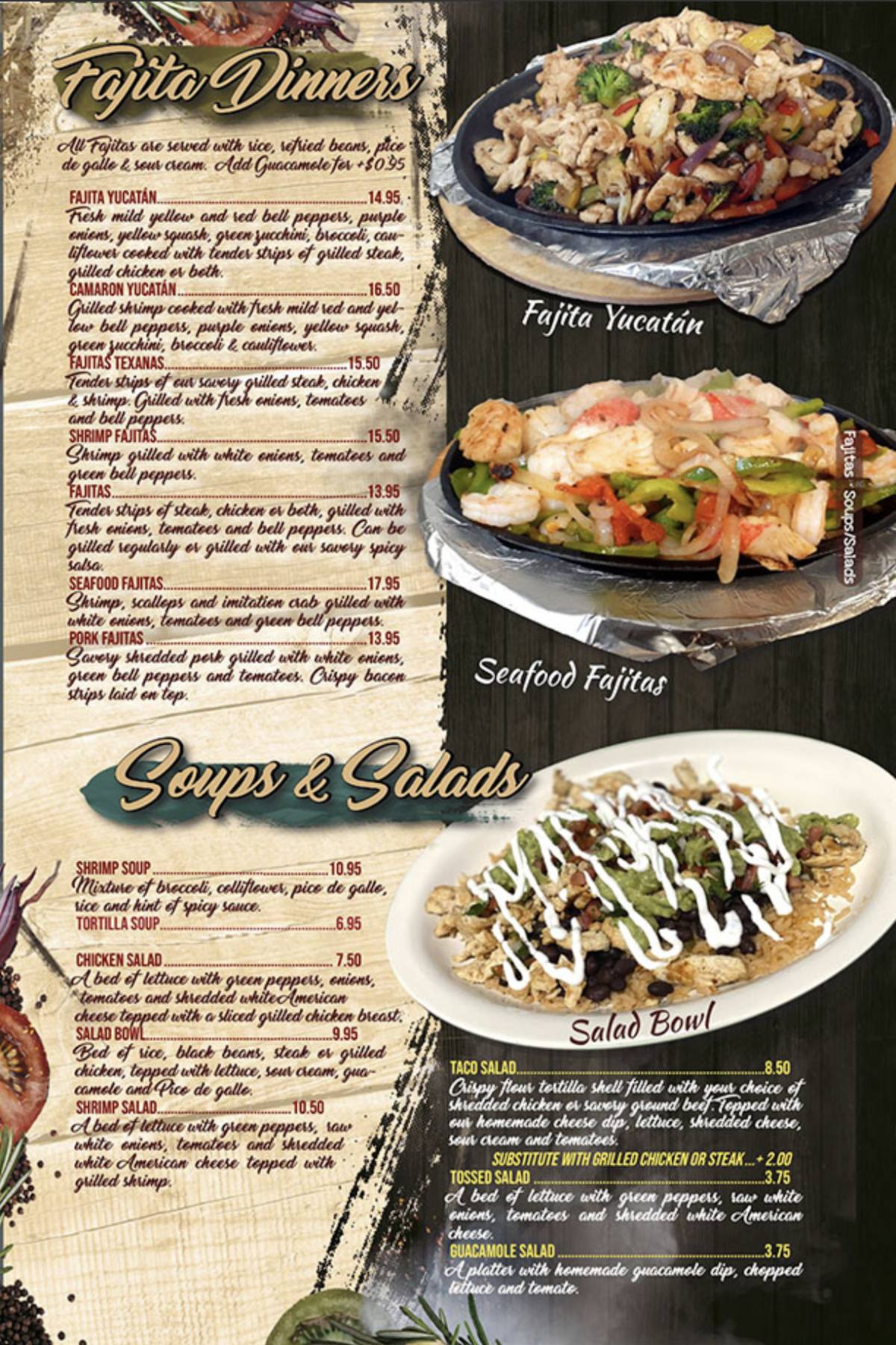 Menu at Uncle Tito’s Mexican Grill - Mogadore restaurant, Mogadore