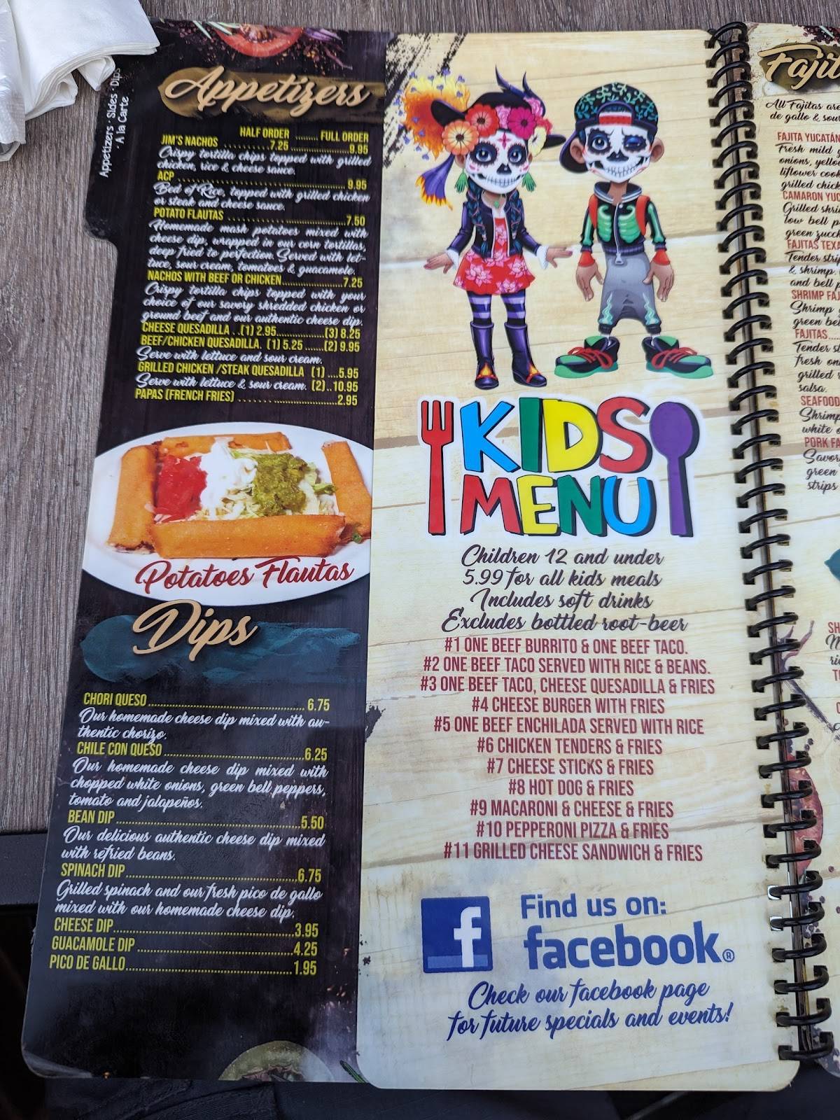 Menu at Uncle Tito’s Mexican Grill - Mogadore restaurant, Mogadore
