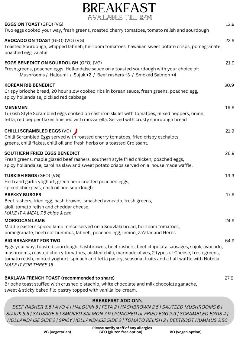 Menu at Mi Casa Café cafe, Underwood