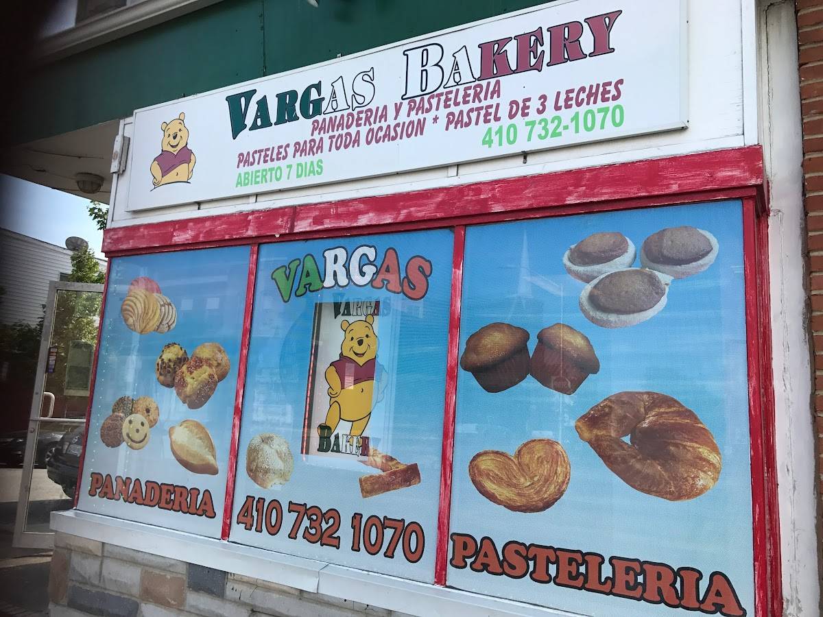 Menu at Vargas Bakery, Baltimore