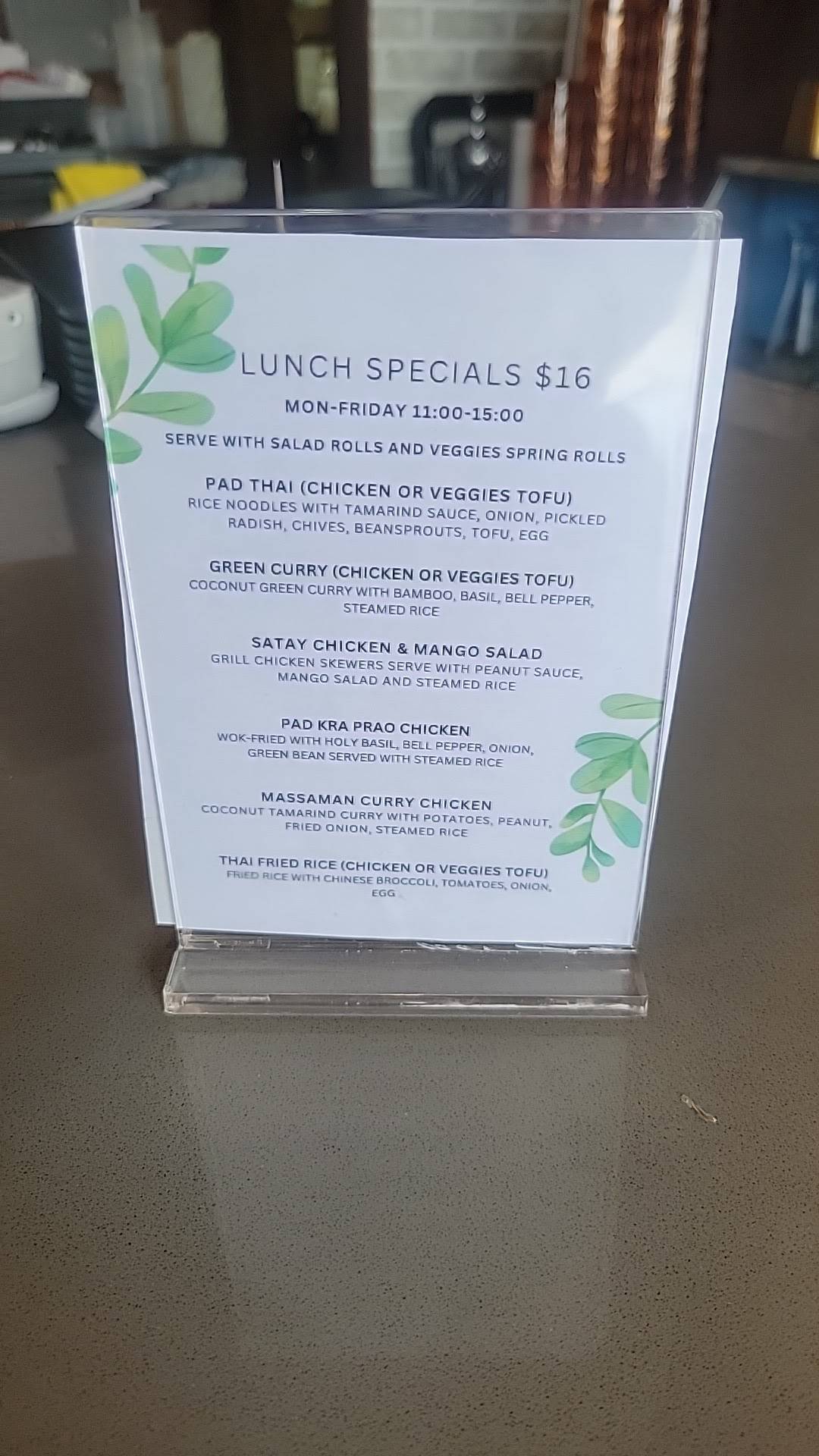 Menu at EAT BKK Thai kitchen Thornhill restaurant, Vaughan
