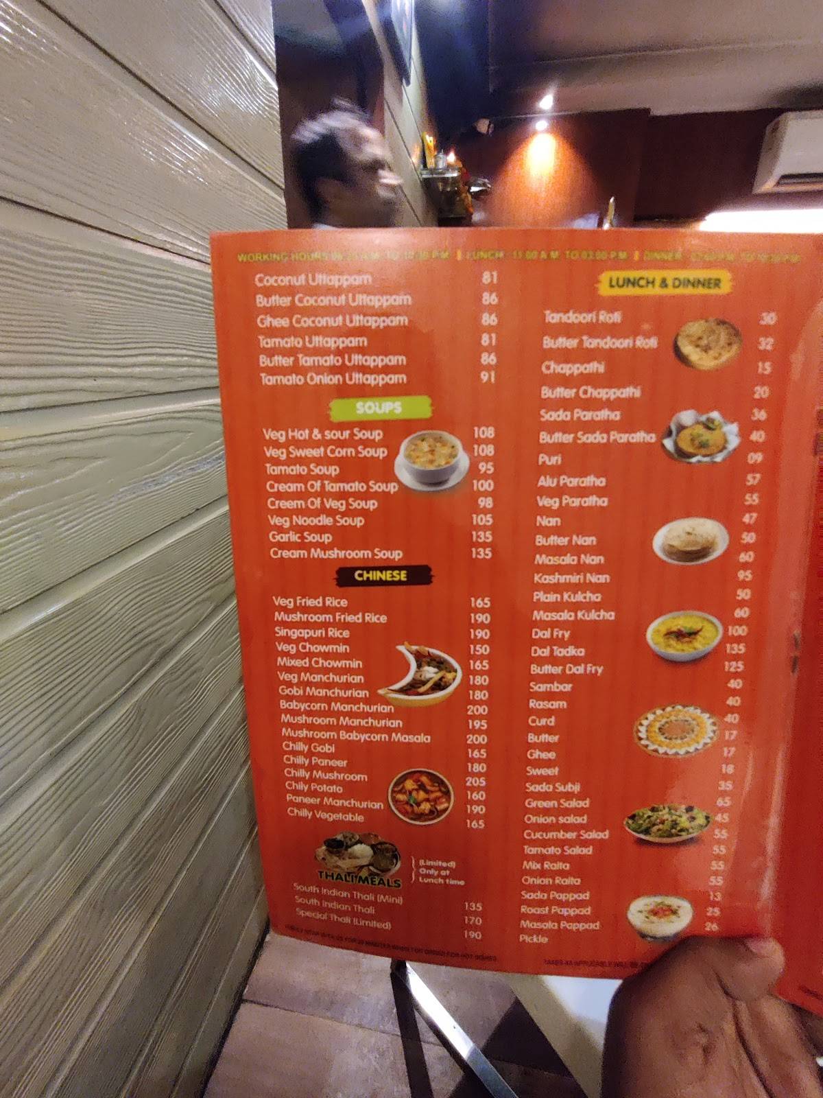 Menu at Venus Inn Restaurant - Best Restaurant in Bhubaneswar ...