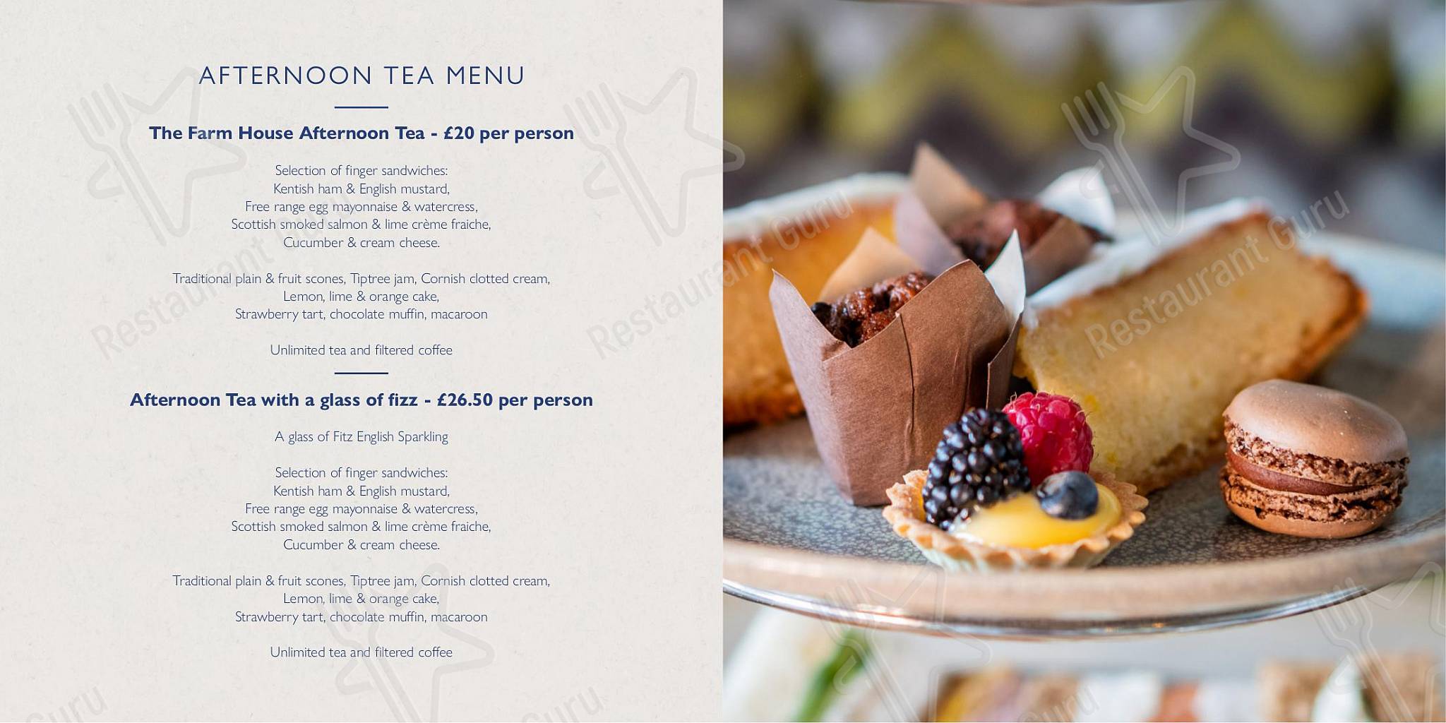 Menu at The Farm House pub & bar, West Malling