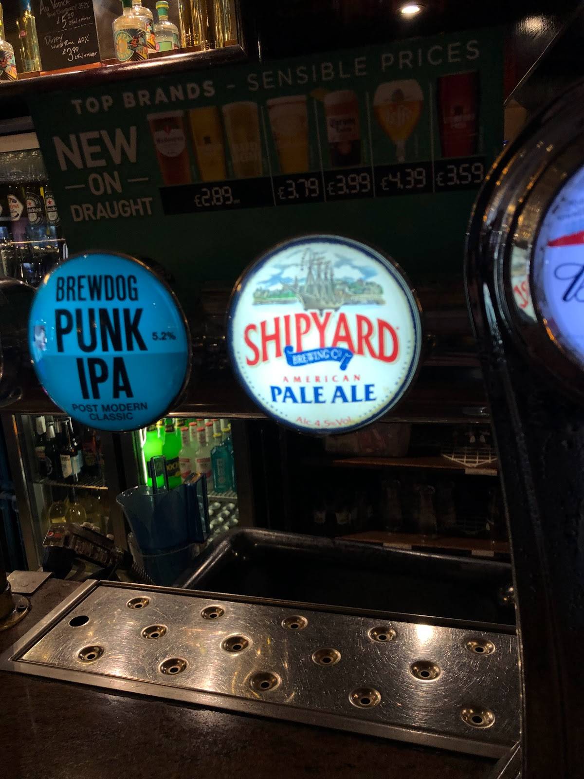 Menu at Wetherspoons pub & bar, Manchester, Piccadilly House