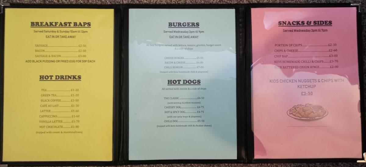 Menu at Wheatsheaf Inn, Gwersyllt pub & bar, Gwersyllt
