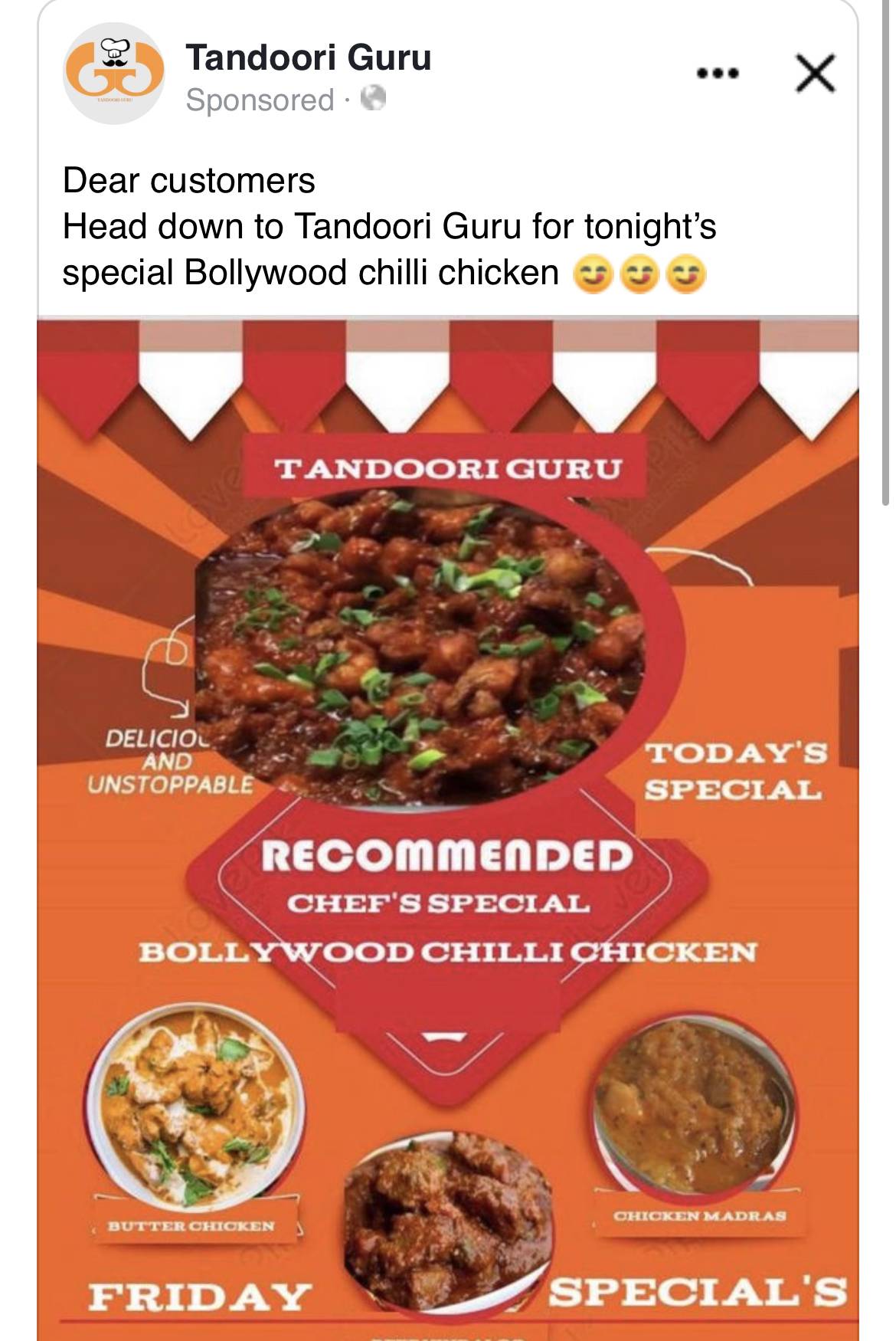Menu at Tandoori Guru restaurant, Whyalla, 76 Essington Lewis Ave