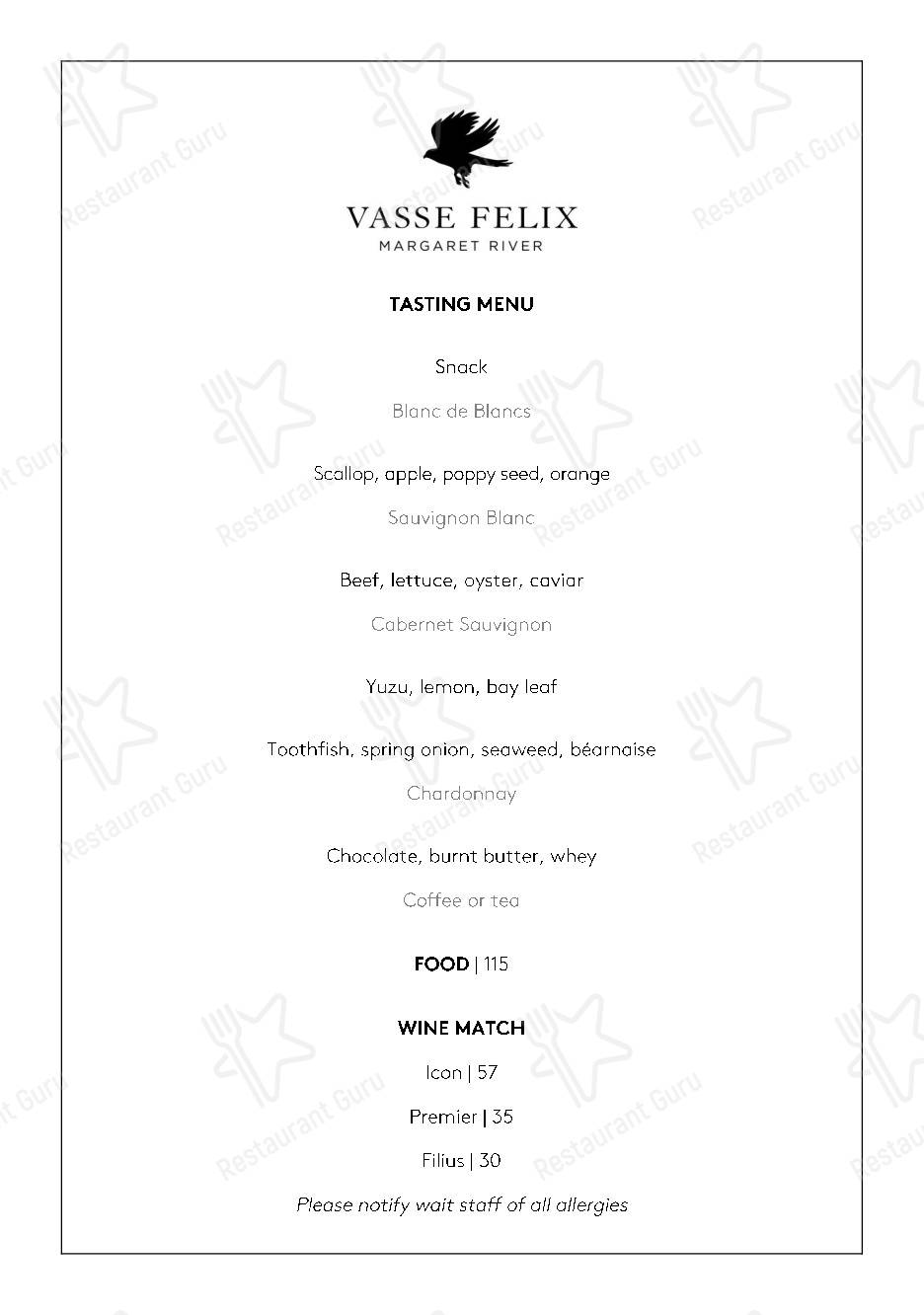 Menu at Wild Hop Brewing Company pub & bar, Yallingup