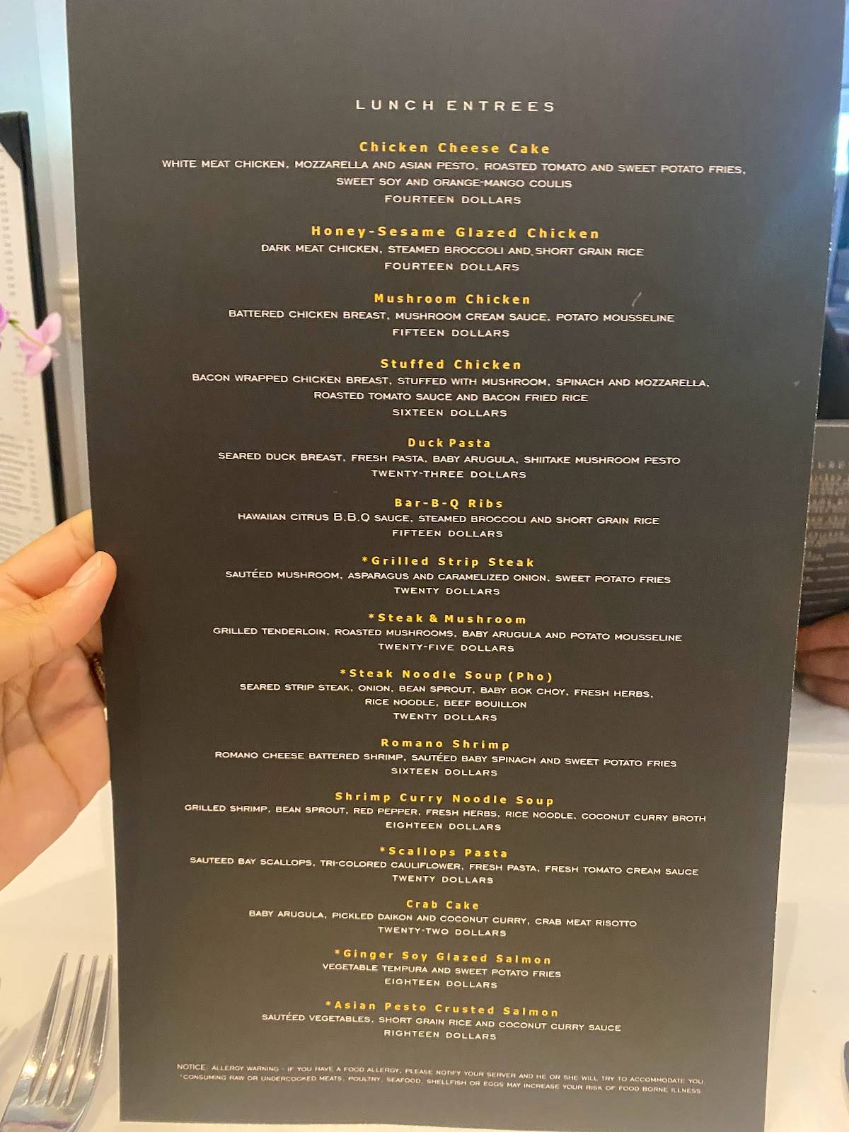 Menu at Wild Mango Restaurant and Bar-Legacy Village, Lyndhurst