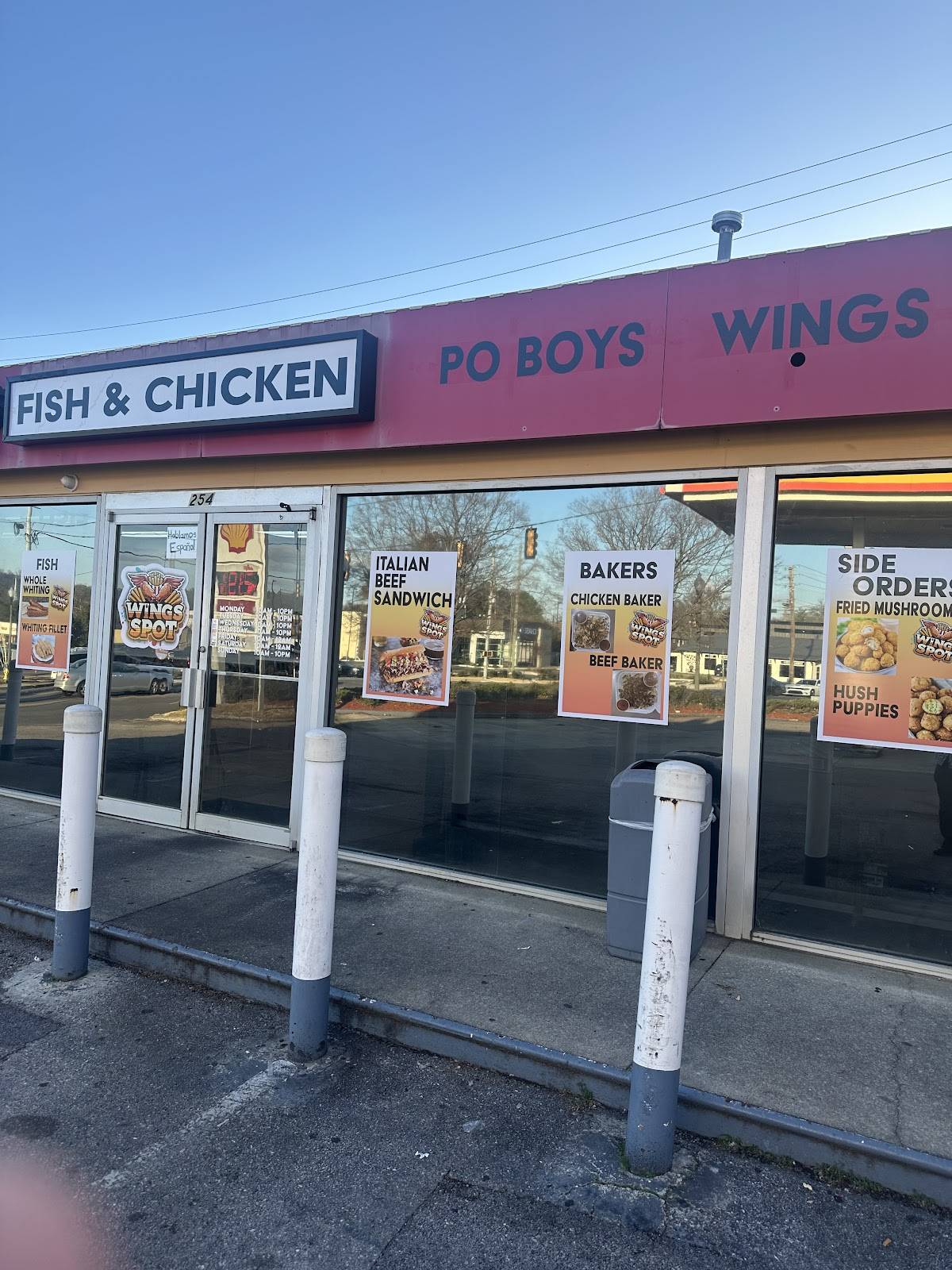 Menu at Wings spot Fish & Chicken restaurant, Birmingham, 254 Green ...