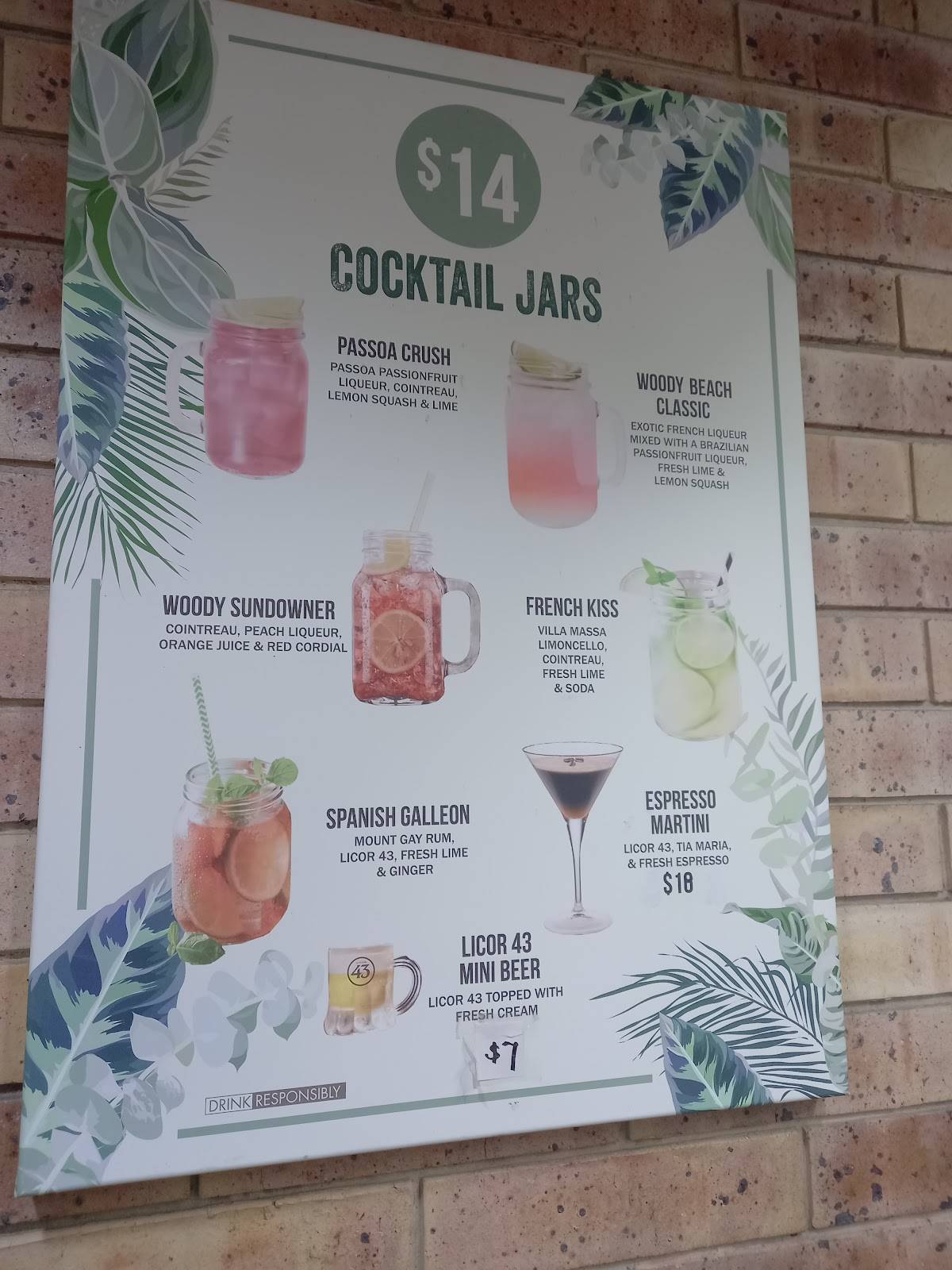 Menu at Woodgate Beach Hotel pub & bar, Woodgate