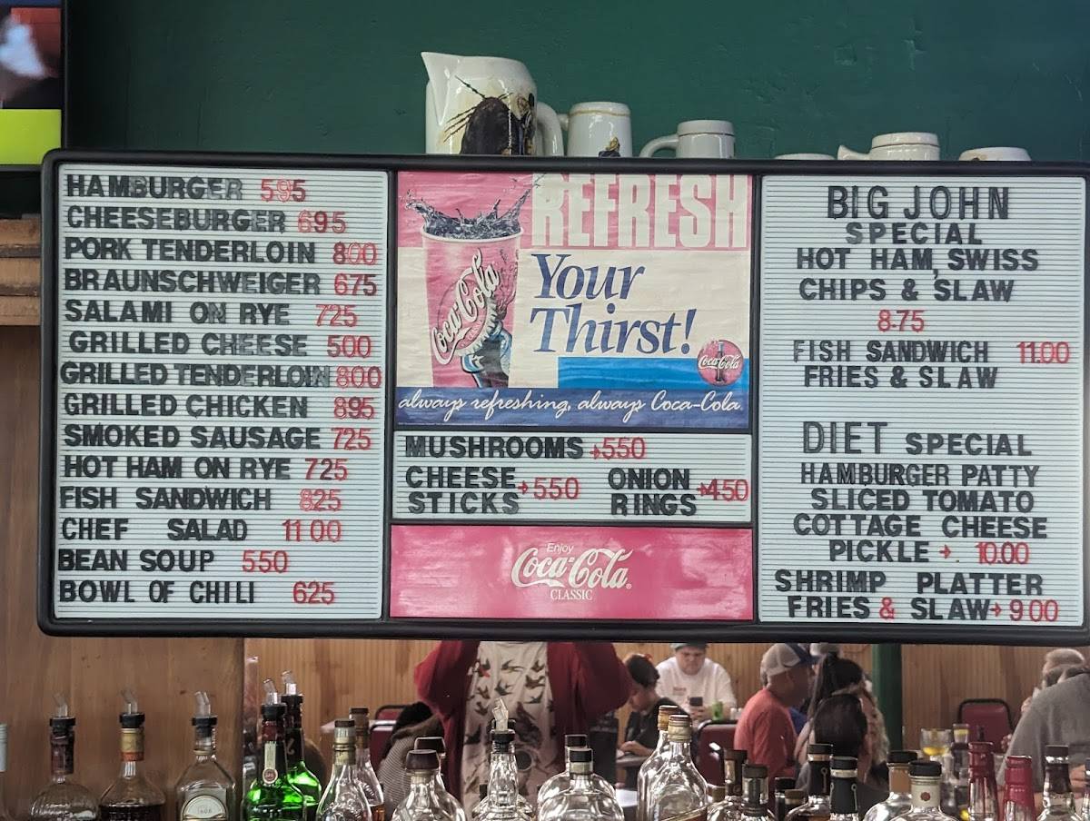 Menu at The Workingman's Friend pub & bar, Indianapolis