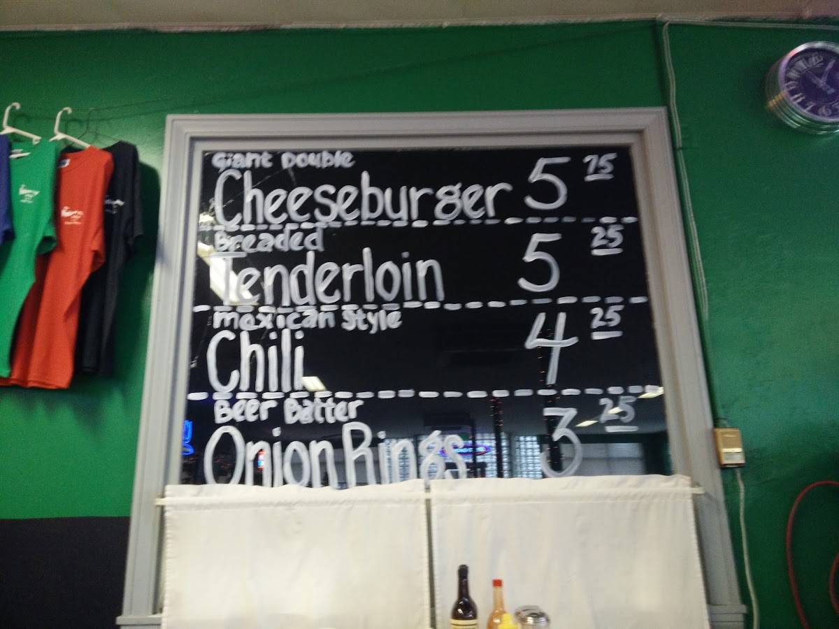 Menu at Working Man's Friend pub & bar, Indianapolis
