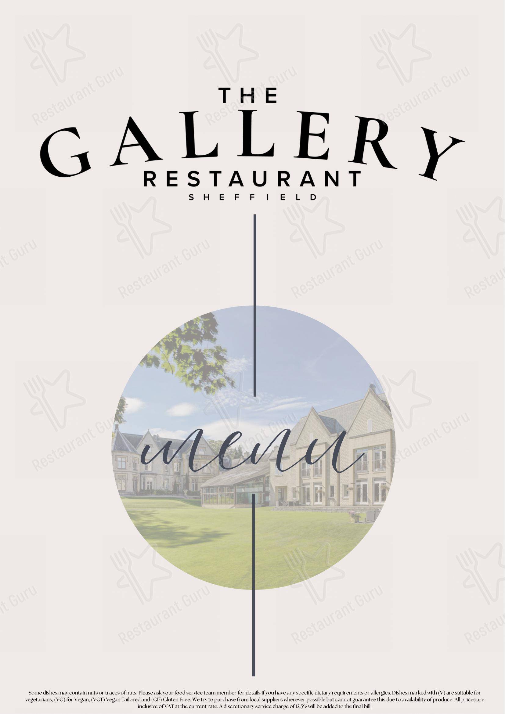 Menu at Mercure Sheffield Kenwood Hall & Spa restaurant, Sheffield