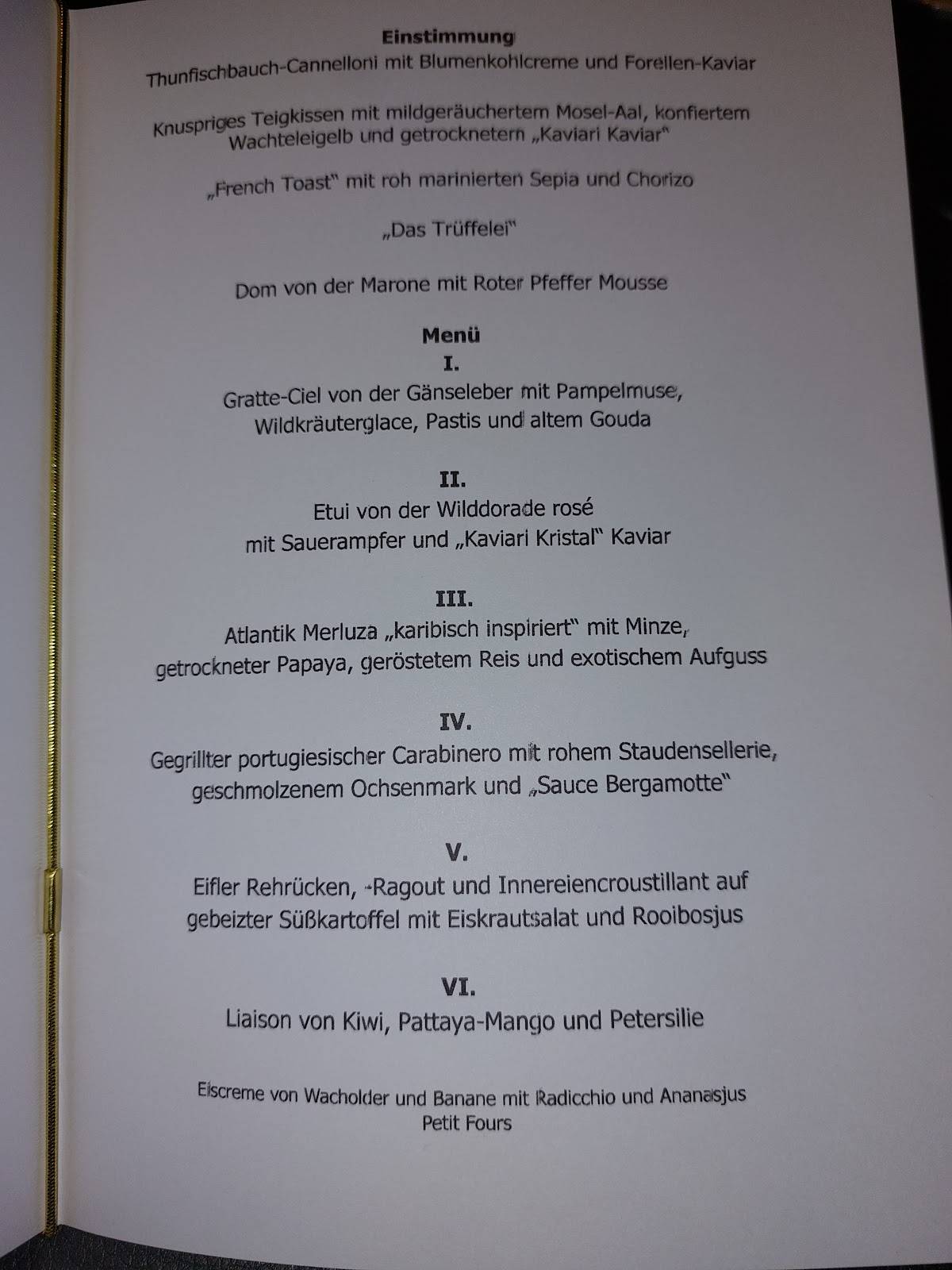 Speisekarte von schanz. restaurant., Piesport, Bahnhofstraße 8A