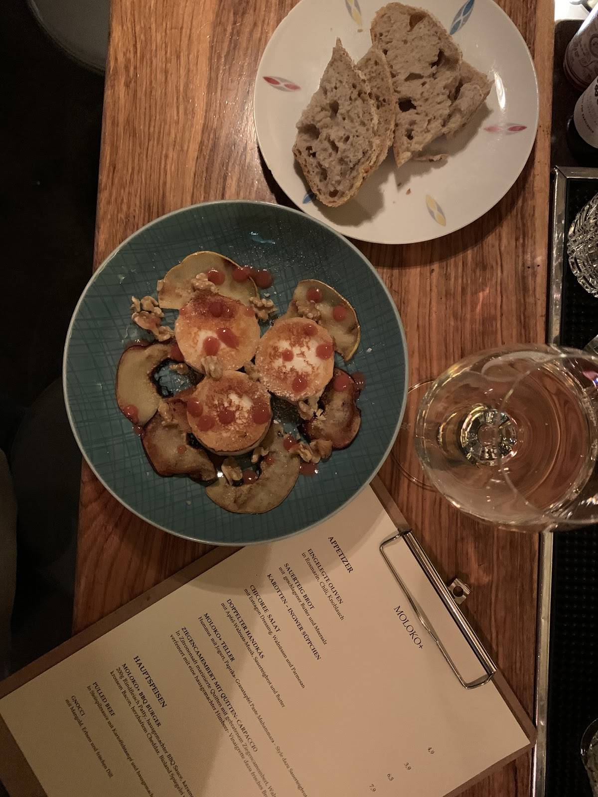 Speisekarte von moloko+ pub & Bar, Frankfurt am Main