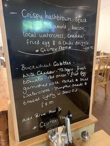 Menu at nosh cafe bar, Medstead