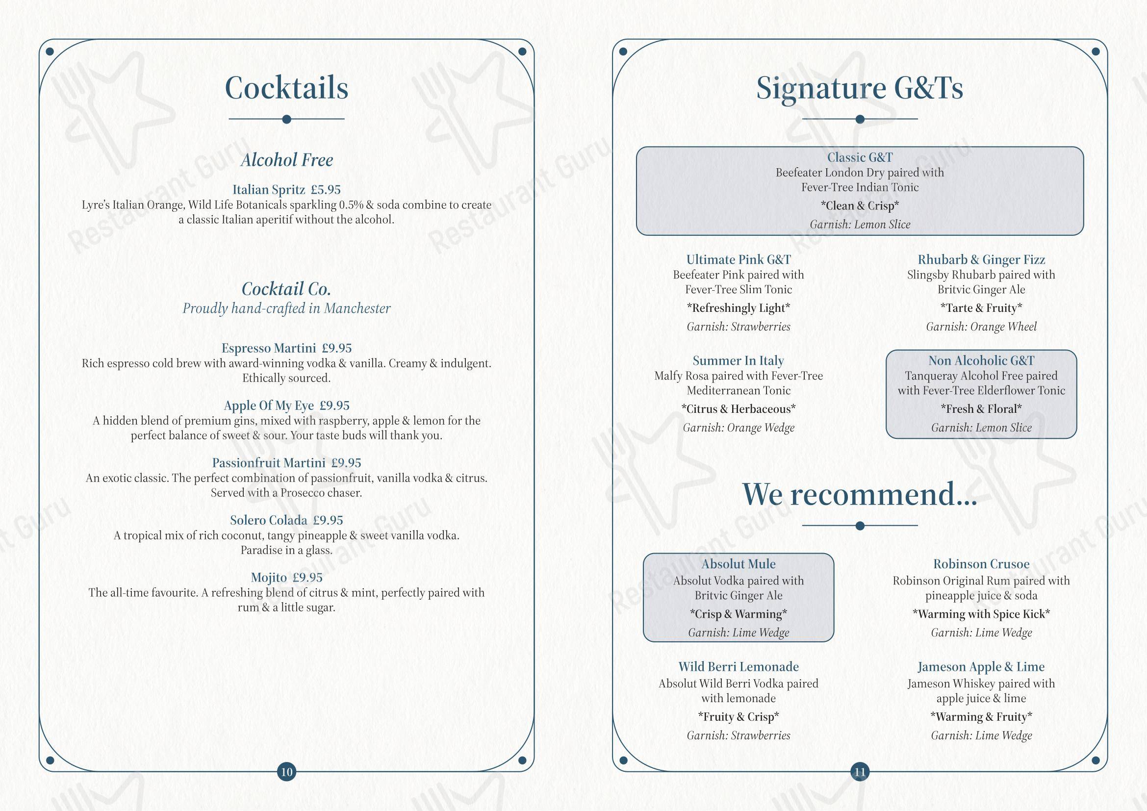 Menu at Bleeding Wolf, Scholar Green pub & bar, Stoke-on-Trent