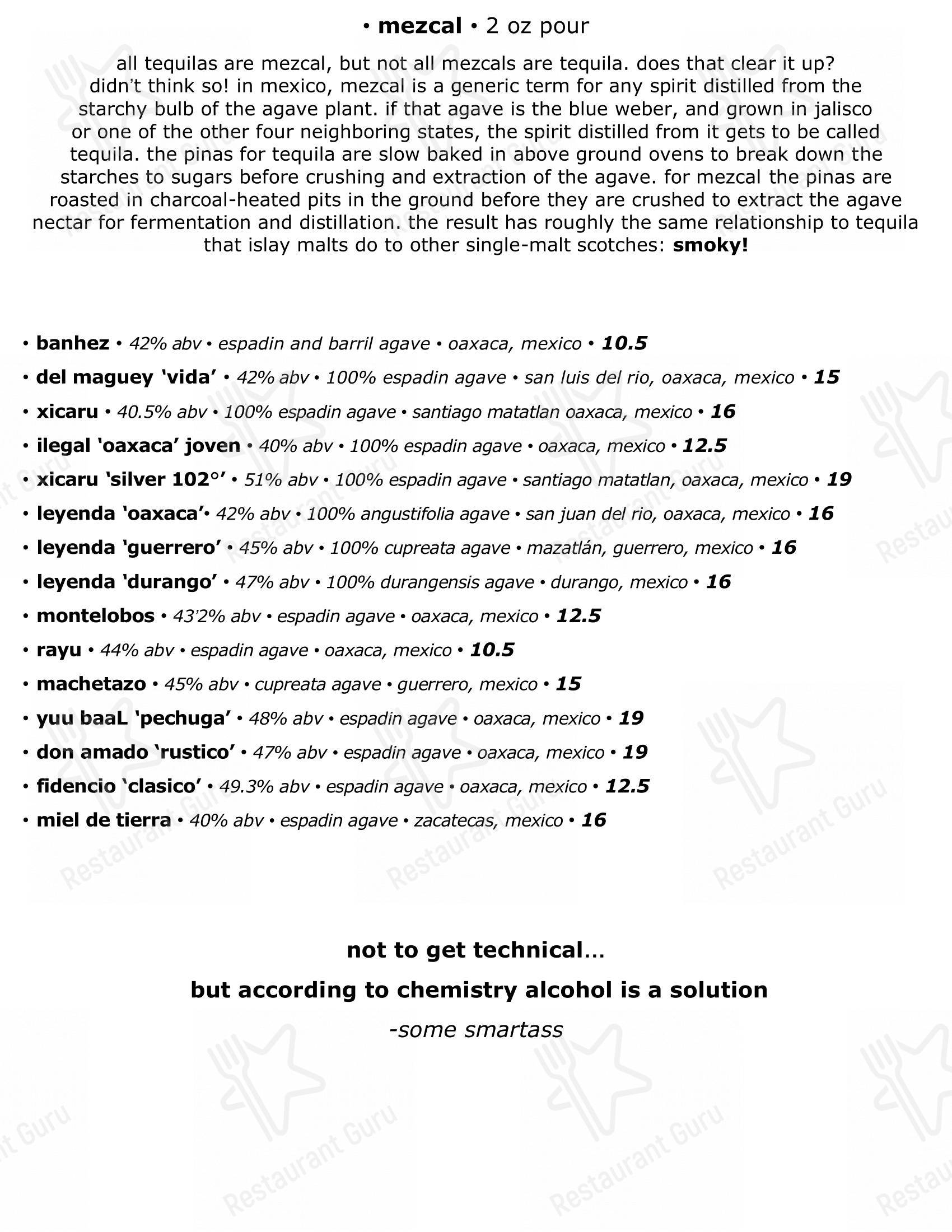 Menu at Perrone's Restaurant and Bar, Pawleys Island