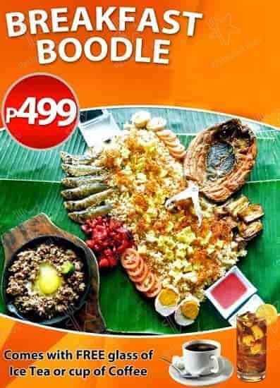Menu at Seafood Island’s Crab House restaurant, Cebu City, Ayala Mall