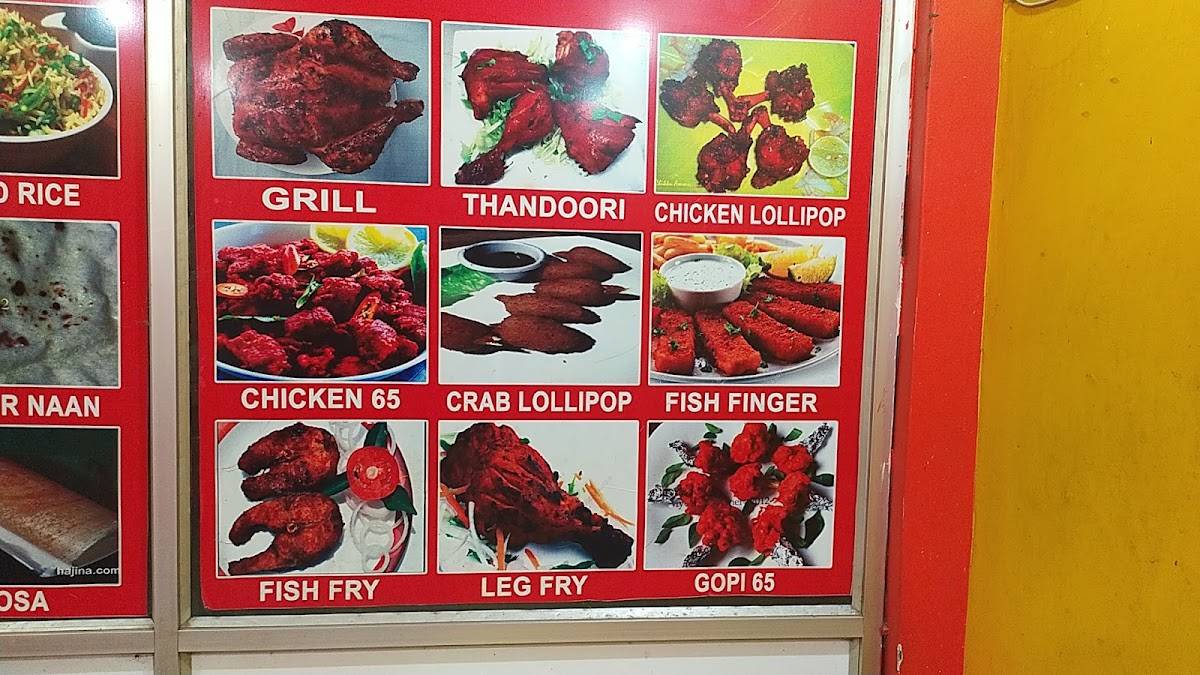 Menu at Red Chilli, India, 1