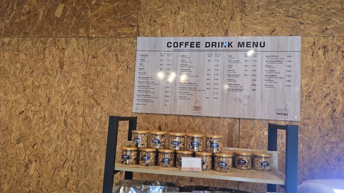 Menu at 180° Café cafe, Khao Kho