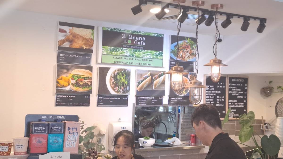 Menu at 2 Beans Cafe, Joondalup
