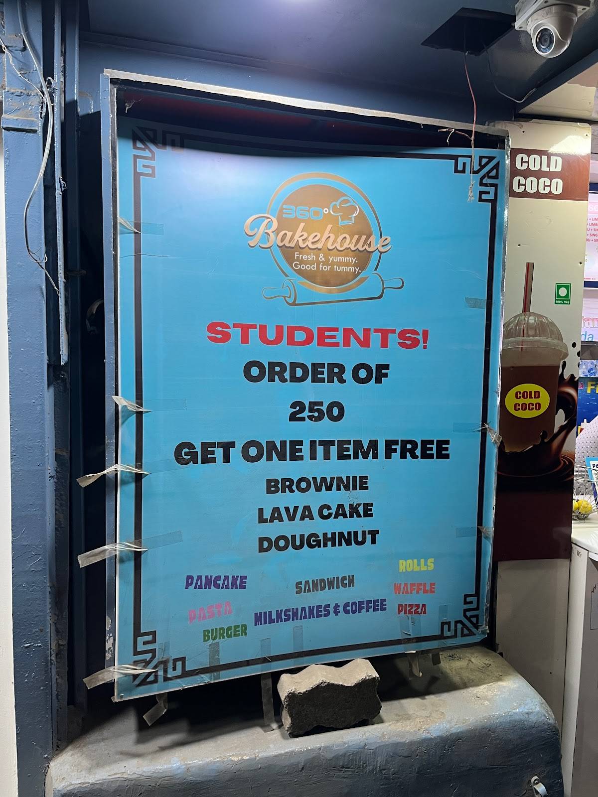 Menu at 360 Bakehouse, Mumbai