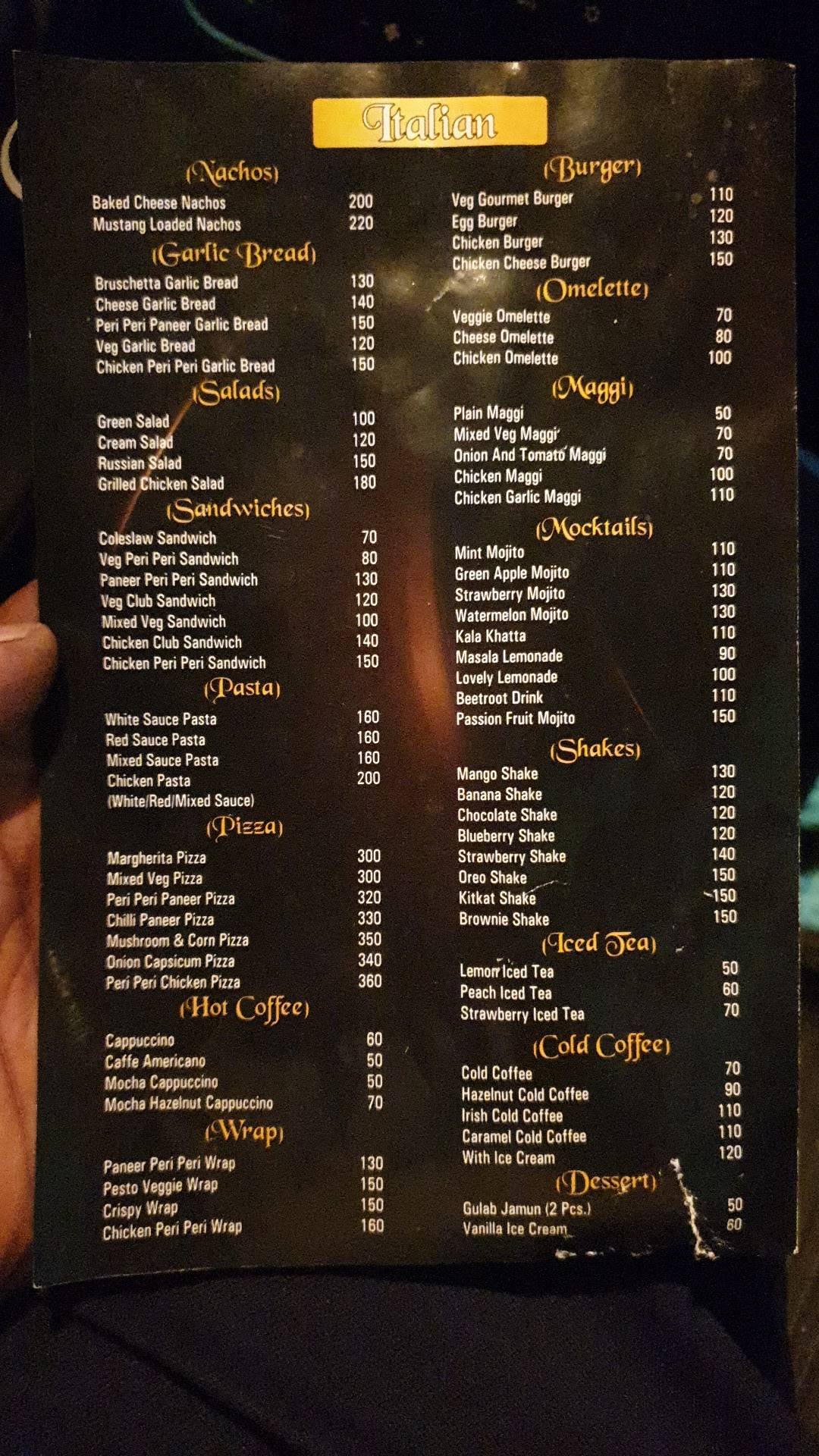 Menu at 80’s HOUSE, Bahadurgarh, MDR122
