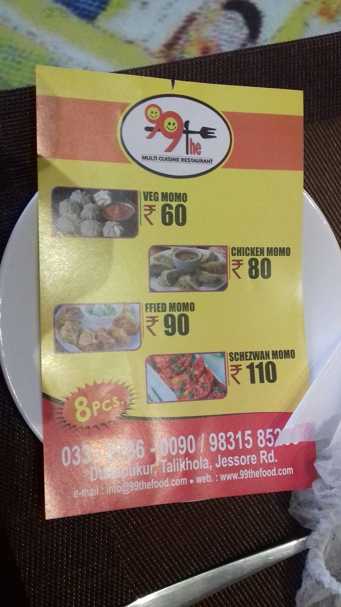 Menu at 99 The Multi Cuisine Restaurant, Nebadhai Duttapukur, Gulsan ...