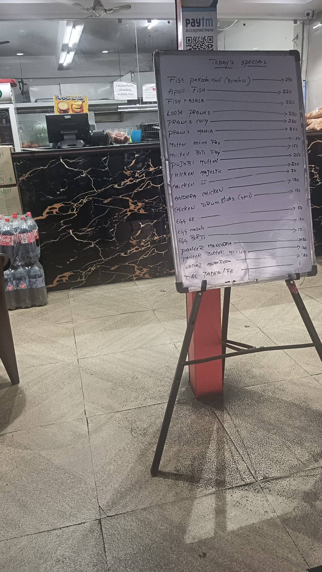 Menu at A-1 Chicken Pakoda Point, Hyderabad, Plot 6-32