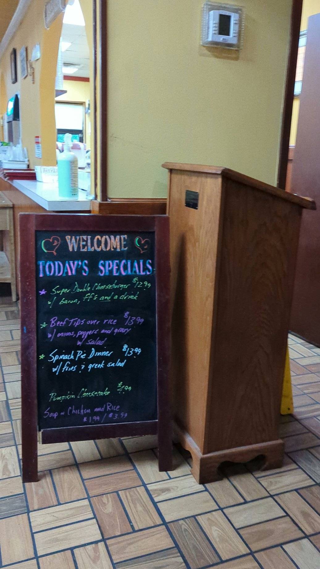 Menu at AJ Family Restaurant, Monroe