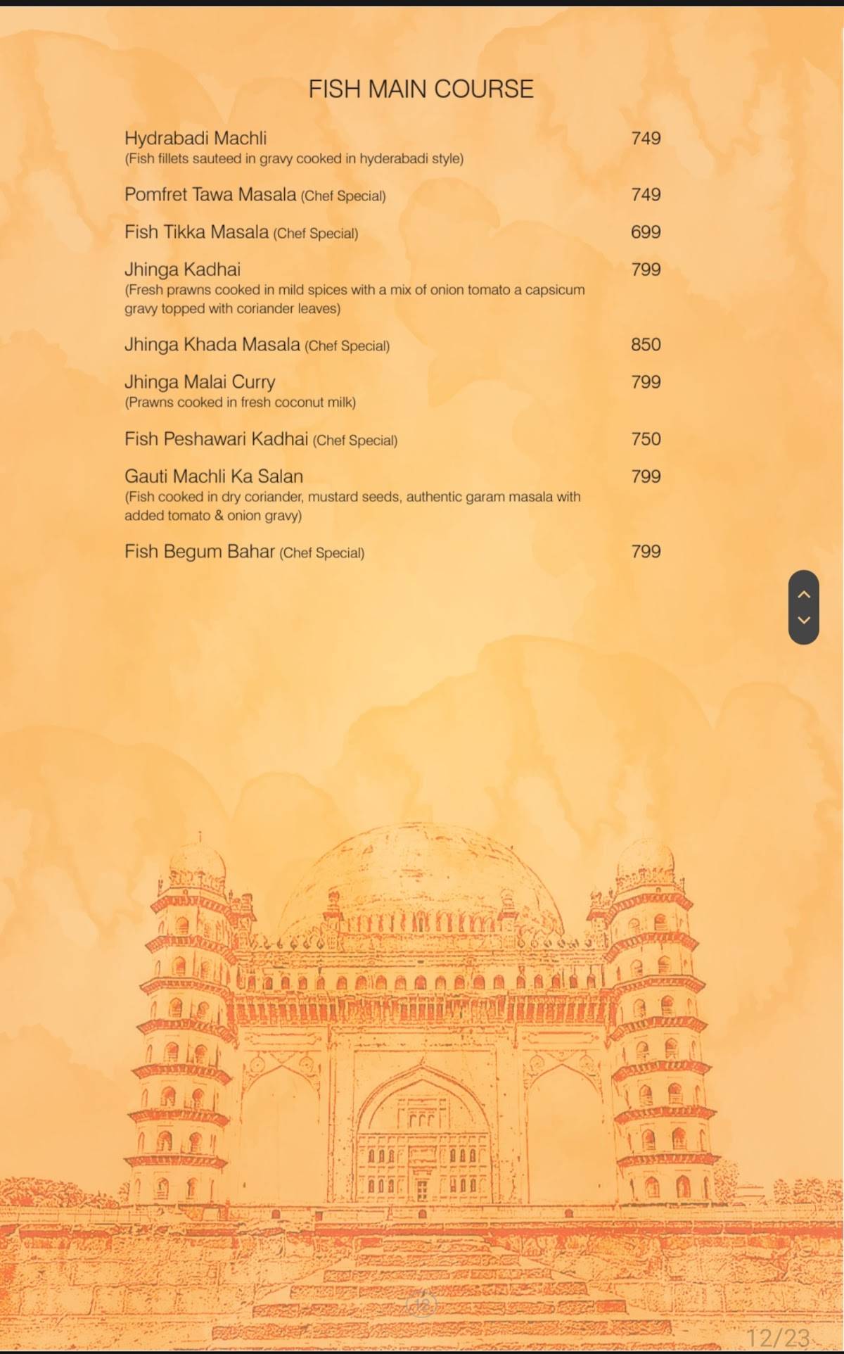 Menu at AL BURAAK, Vasai