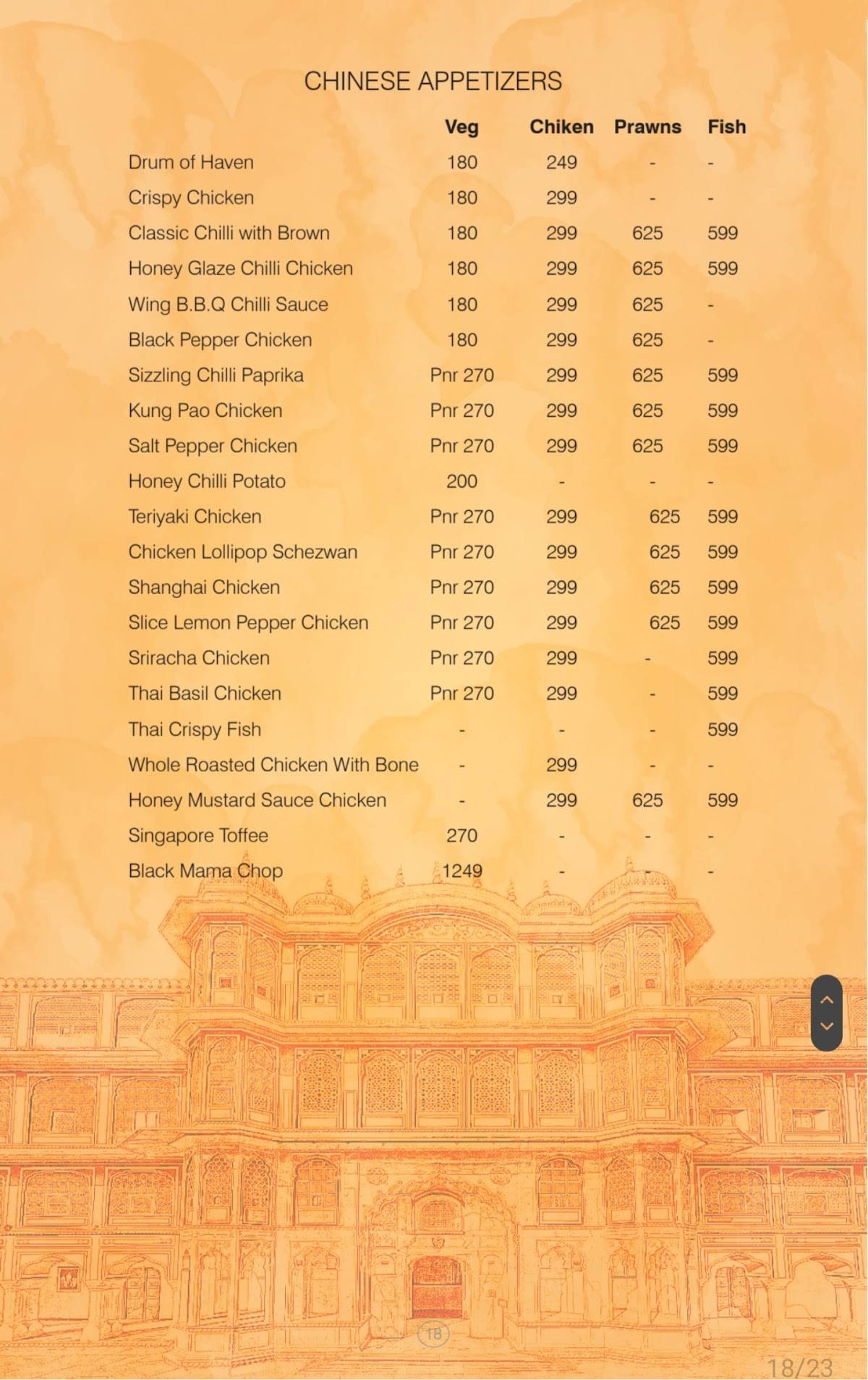 Menu at AL BURAAK, Vasai