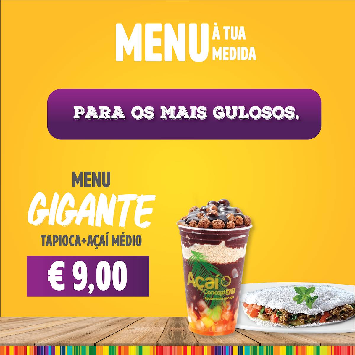 Menu em Açaí Concept Baixa restaurante, Porto