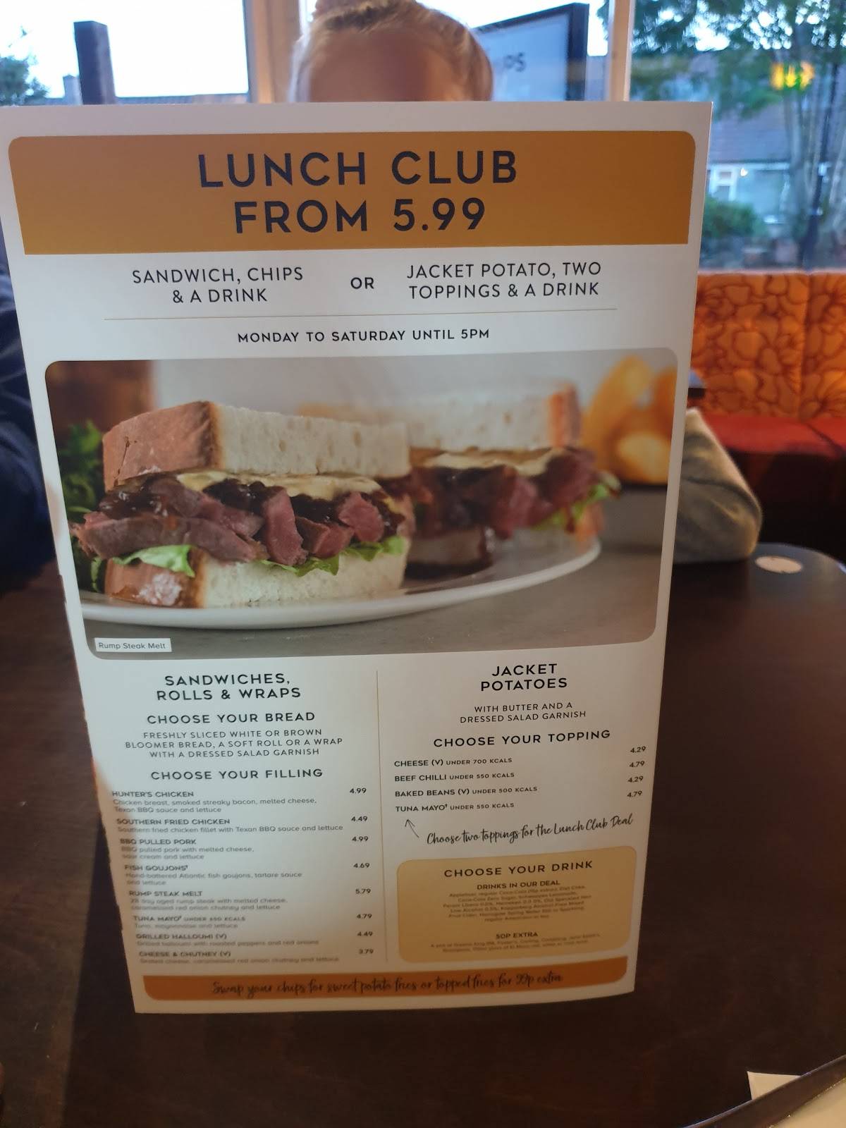 Menu at Acorn pub & bar, Sheffield