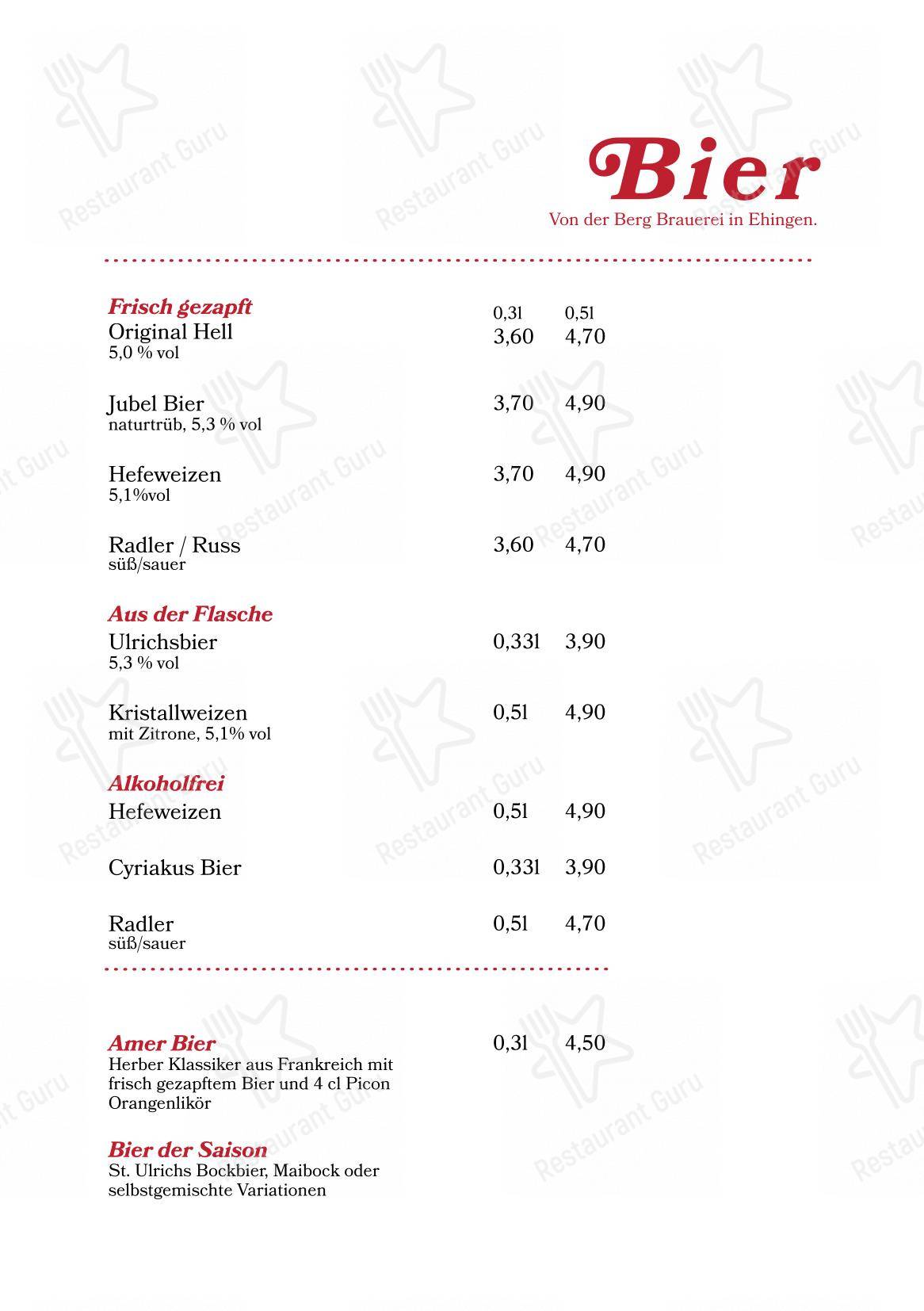 Speisekarte von Aegis Café cafe, Ulm