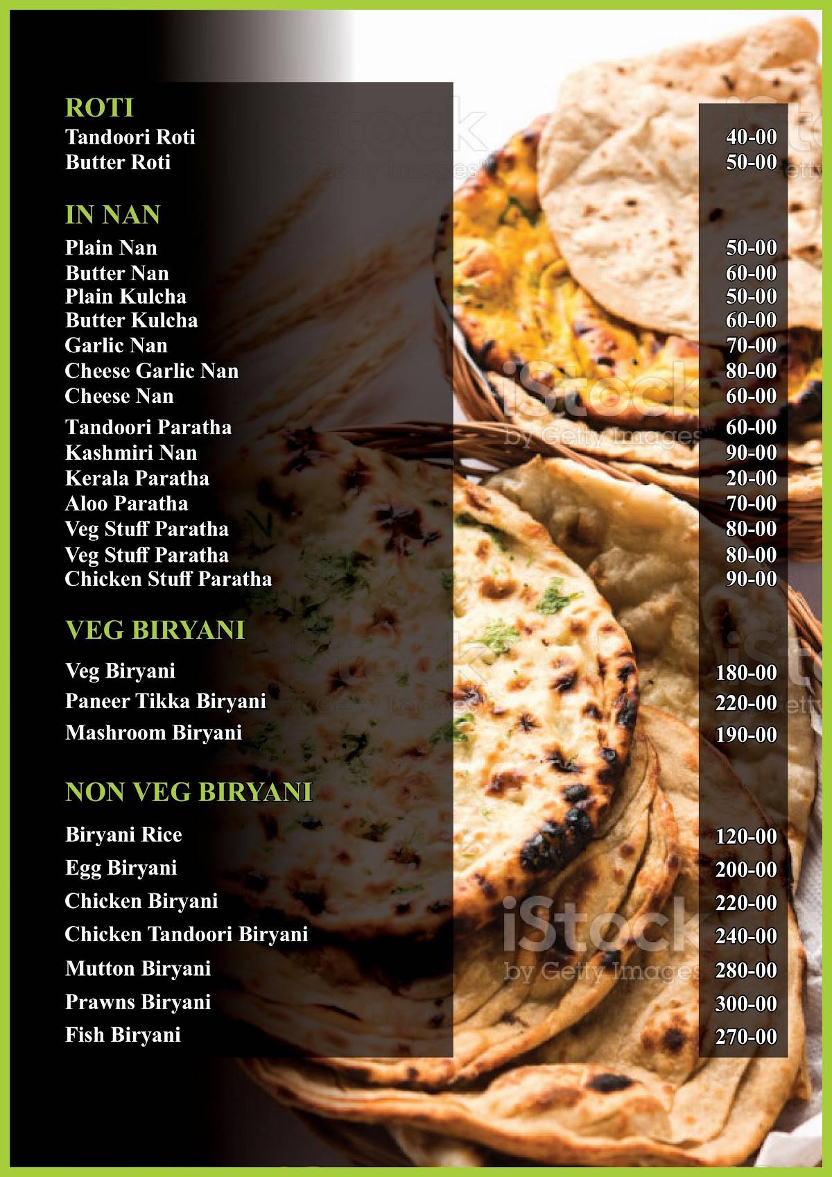 Menu at Ajwa Family Restaurant (ಅಜ್ವಾ ಫ್ಯಾಮಿಲಿ ರೆಸ್ಟೋರೆಂಟ್), Mysuru