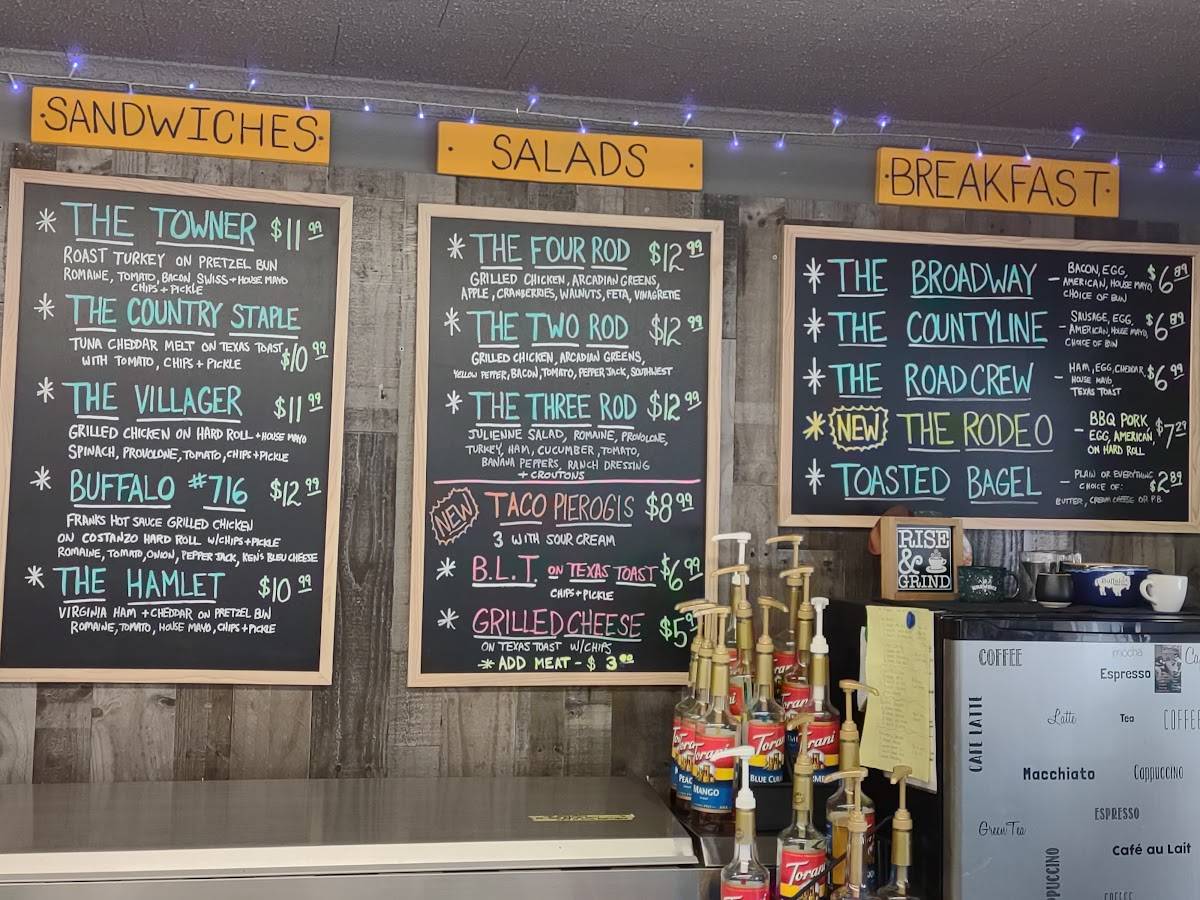 Menu at Alden Bakery & Cafe, Alden