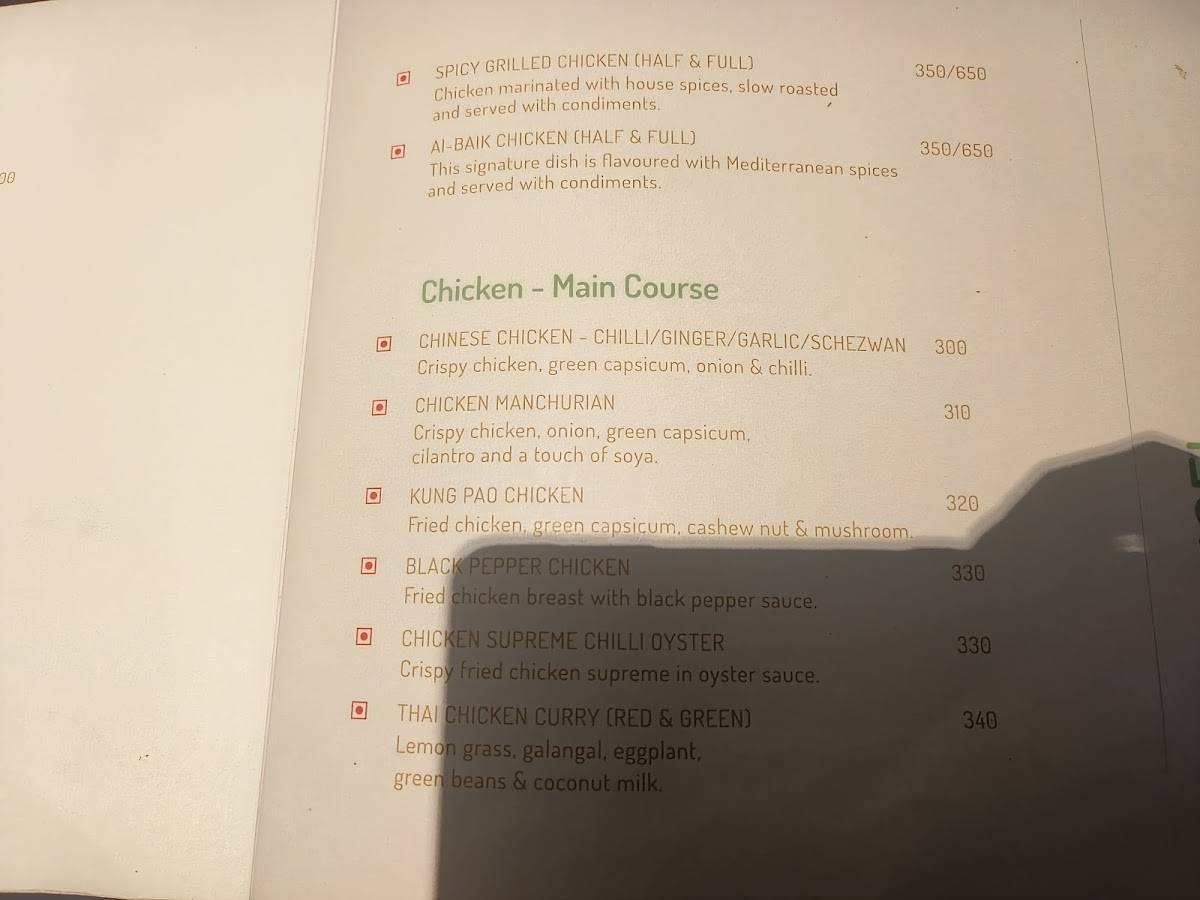 Menu at All Spice Kollam, Kollam
