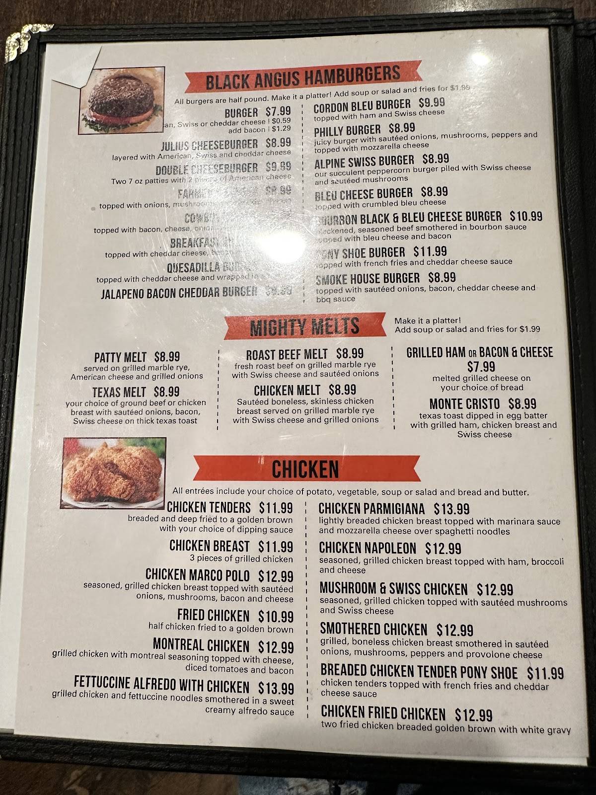 Menu at Alton Village Inn Pancake House restaurant, Alton