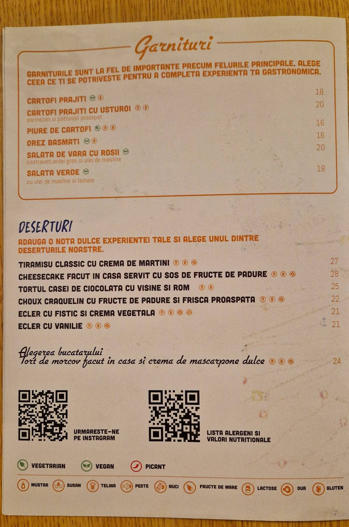 Menu at Apres Food & Drinks, Sinaia