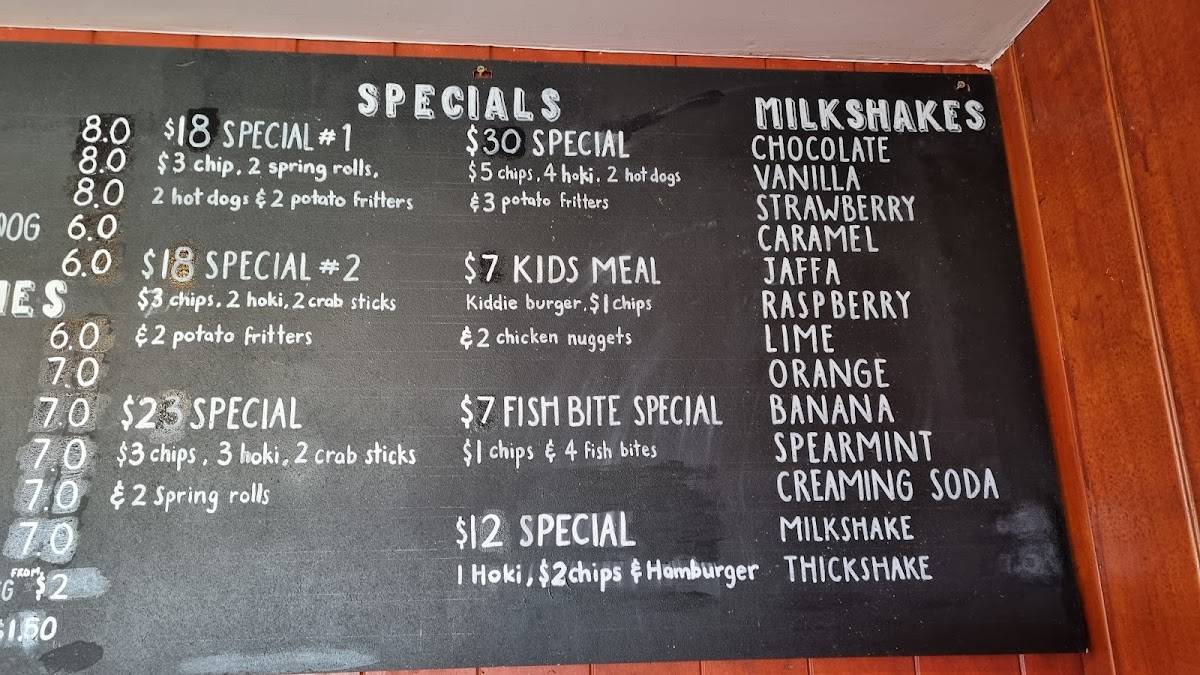 Menu at Manly Takeaways & Sun View Chinese restaurant, Whangaparaoa