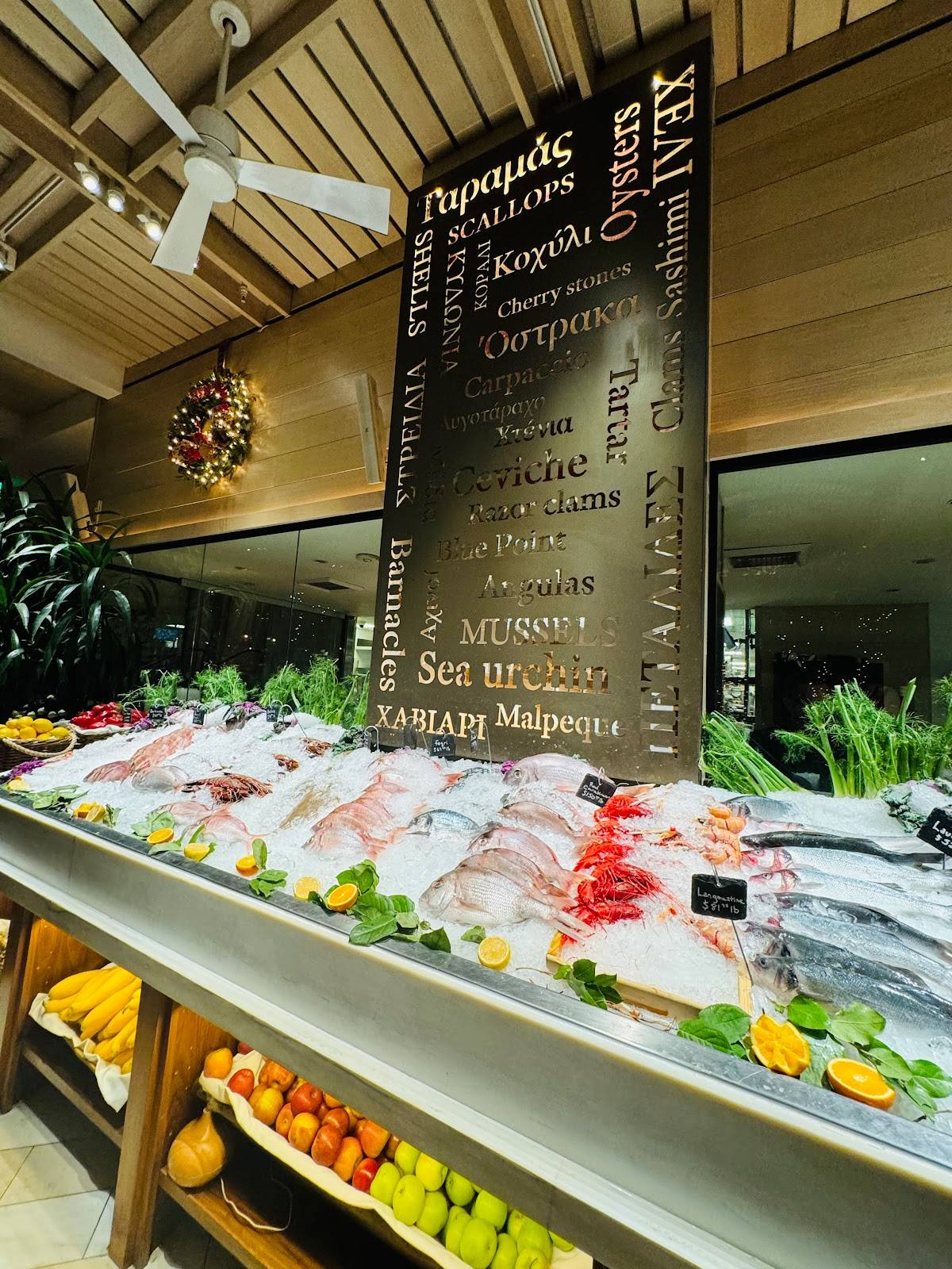 Menu at Avra Beverly Hills restaurant, Beverly Hills
