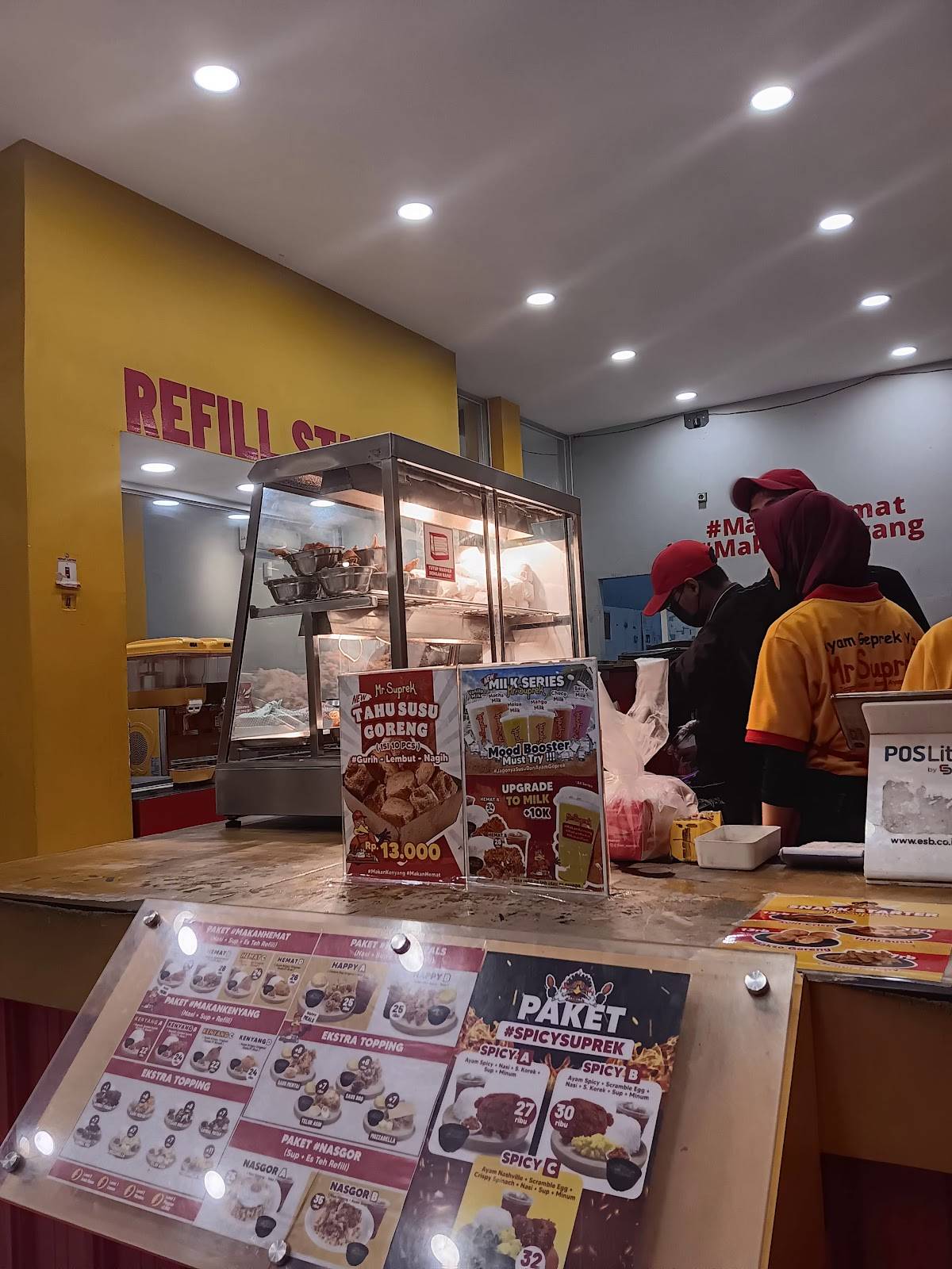 Carta del restaurante Ayam Geprek Mr Suprek Wiyung, Surabaya