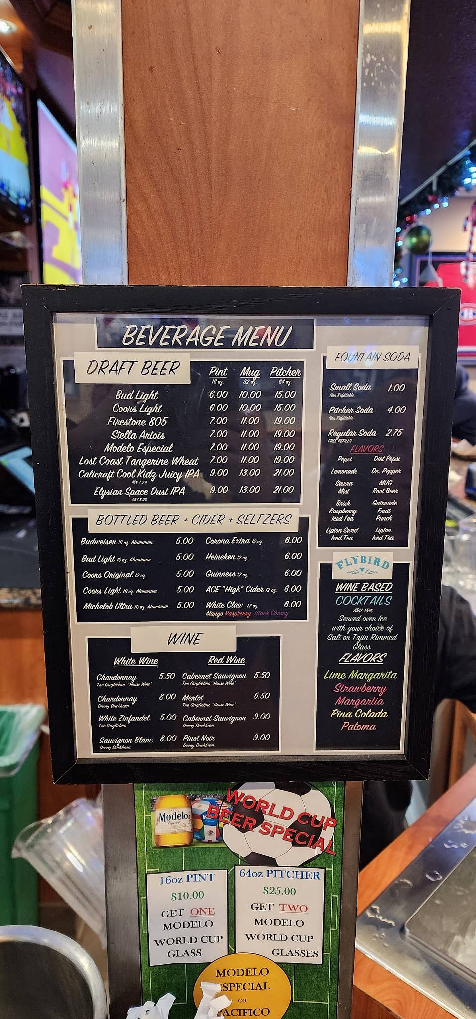 Menu at High Five Pizza BBQ, San Jose, 171 Branham Ln