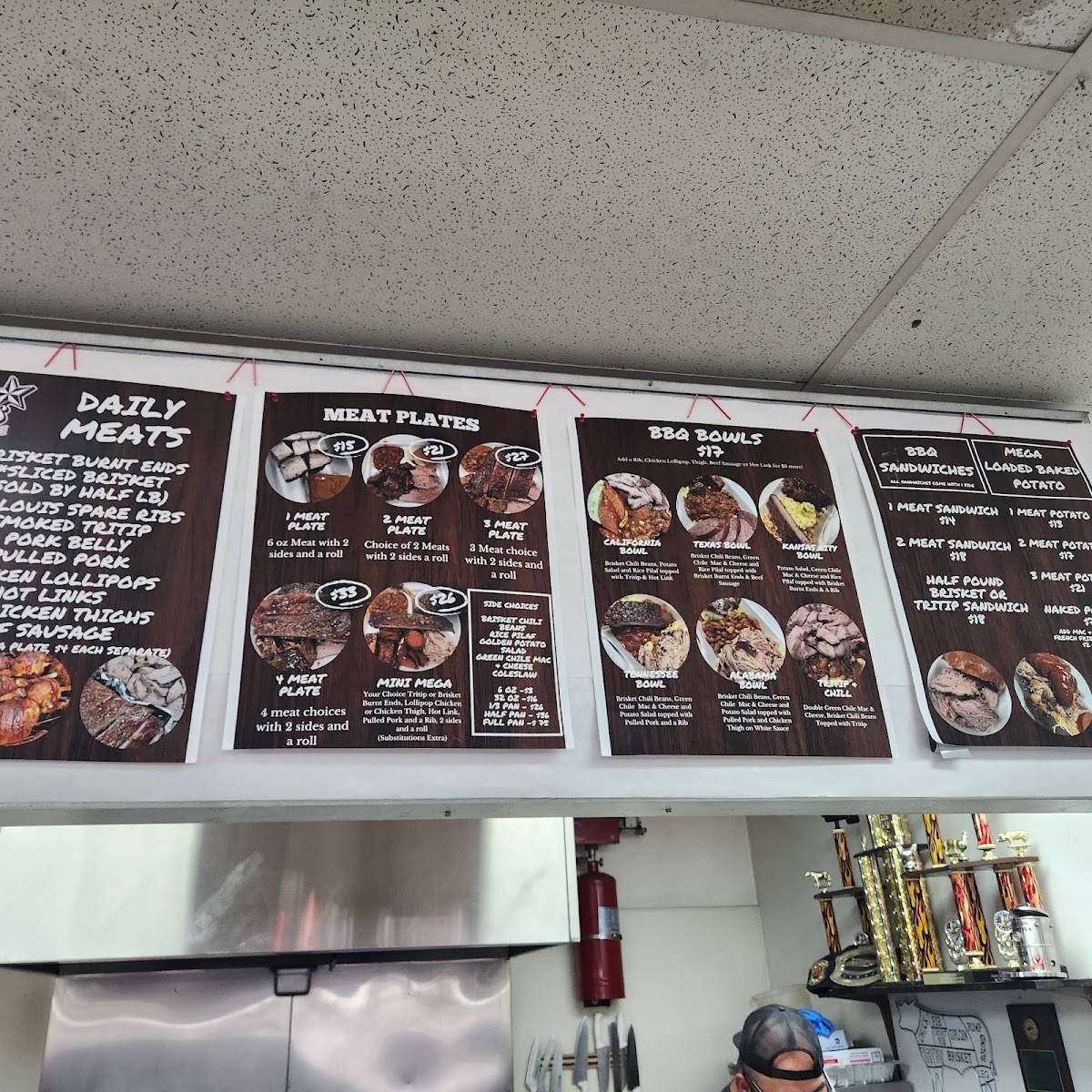 Menu at MEGA Texas Barbeque, Fresno, E Butler Ave