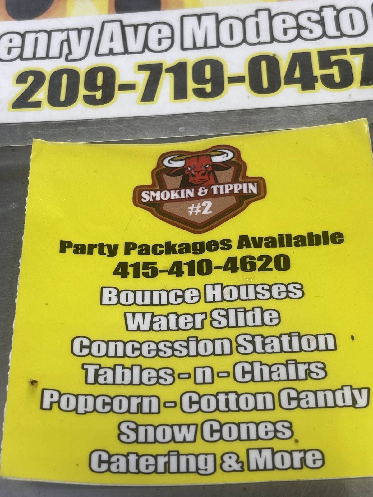 Menu at Smokin & Tipping BBQ, Modesto