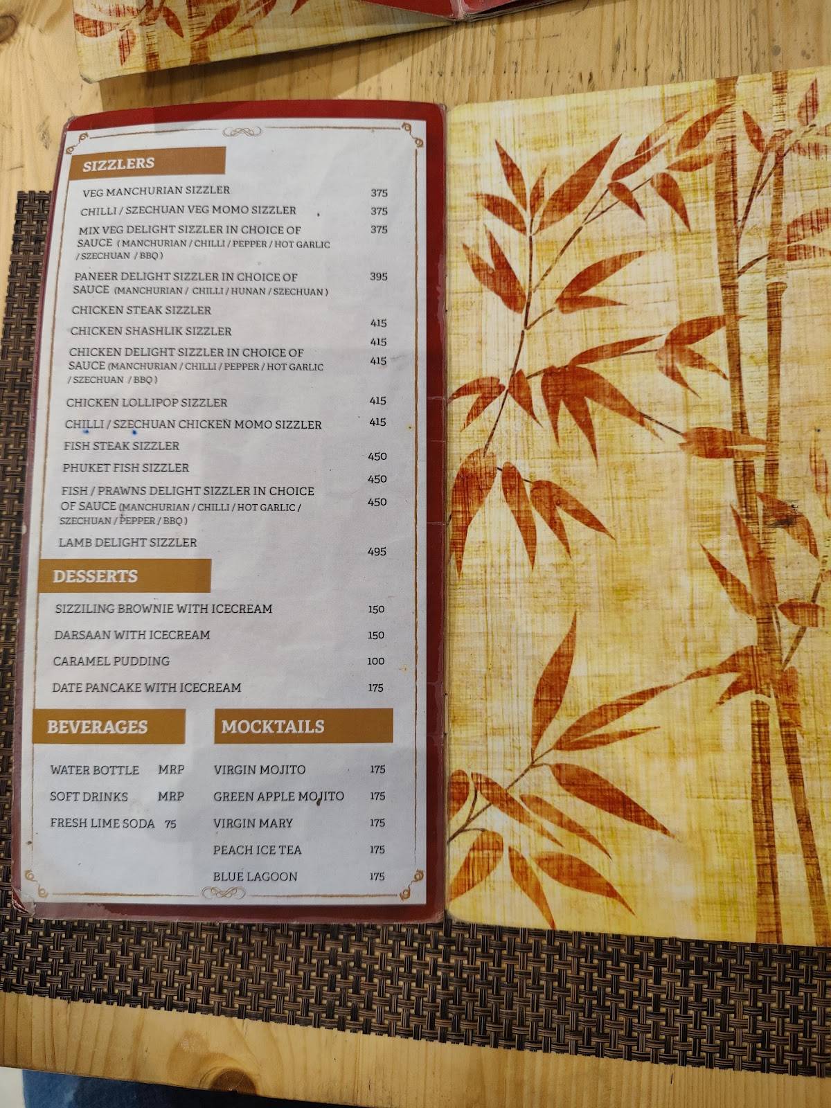 Menu at BEIJING BITES, Secunderabad, ground floor