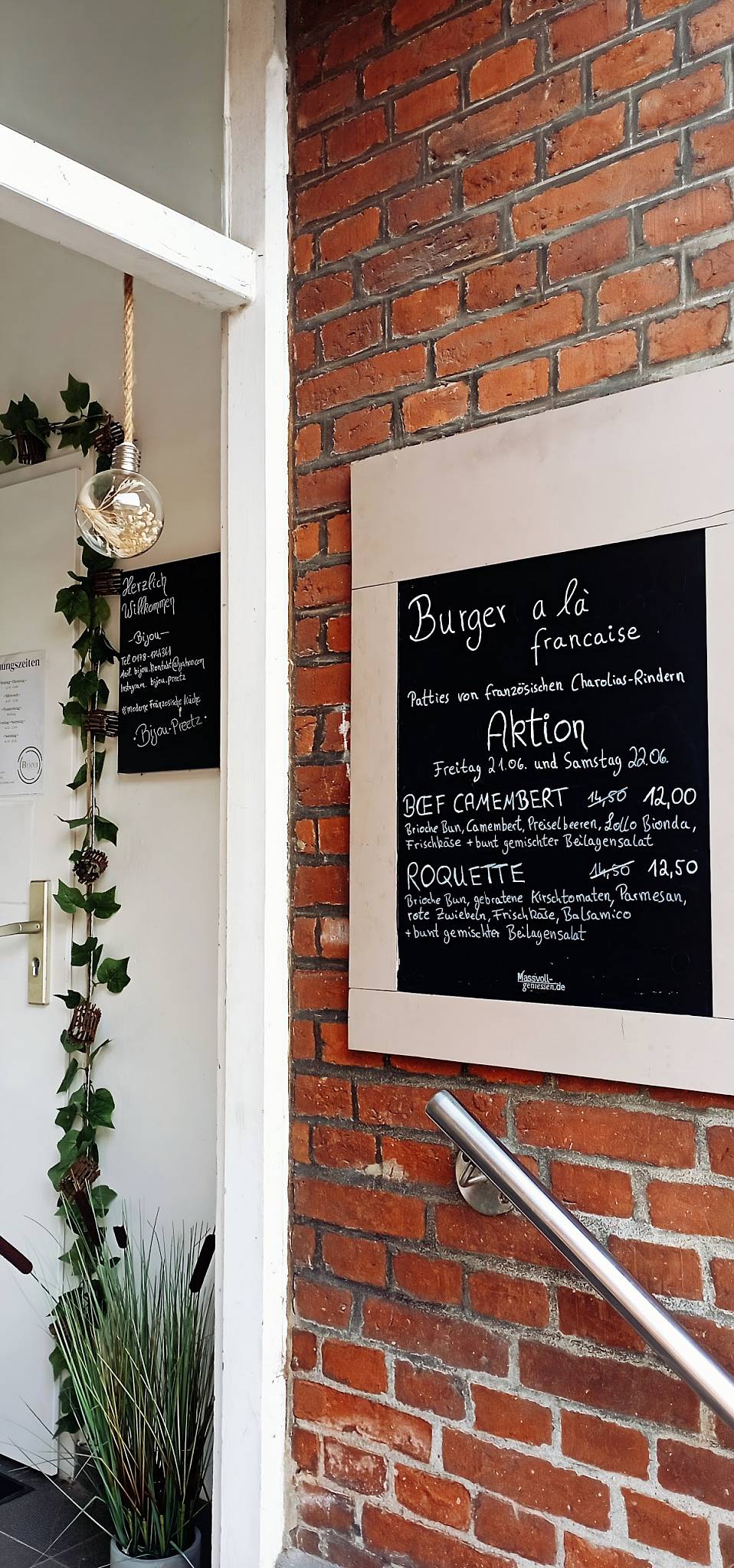 Speisekarte von Bijou Restaurant, Preetz