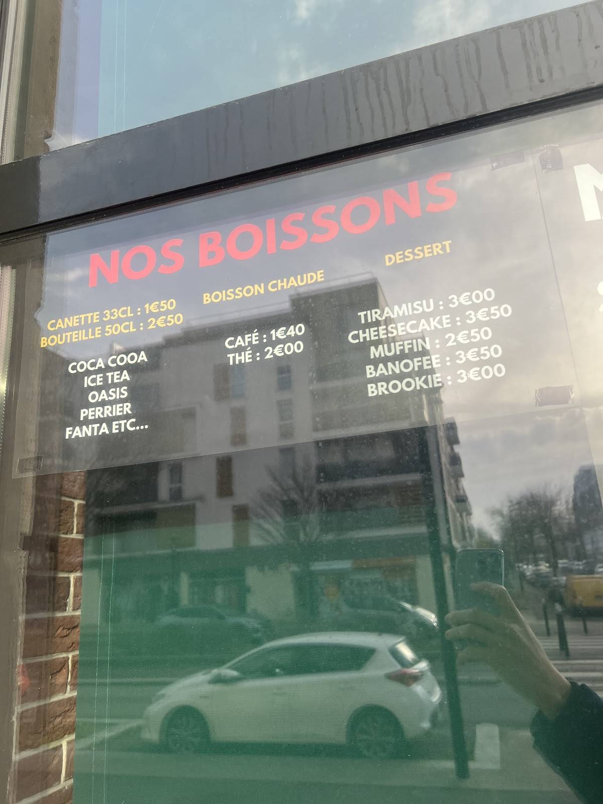 Menu au BUTCHER FAST-FOOD HALAL restaurant, Trappes